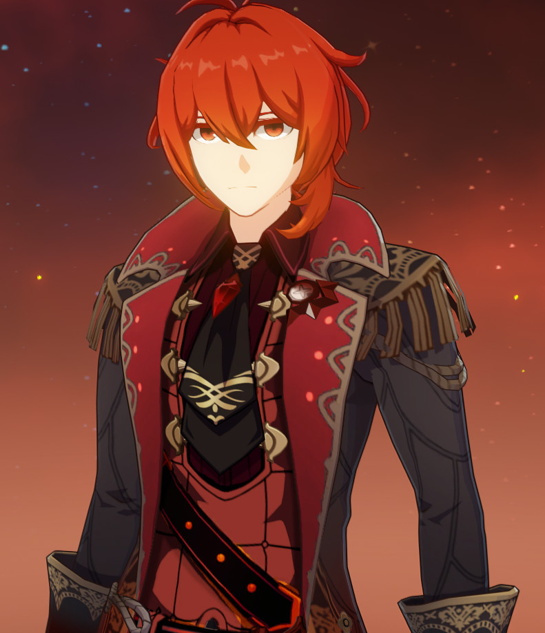 Diluc Darknight Hero REWORKED Mod for Genshin Impact | GI Mods