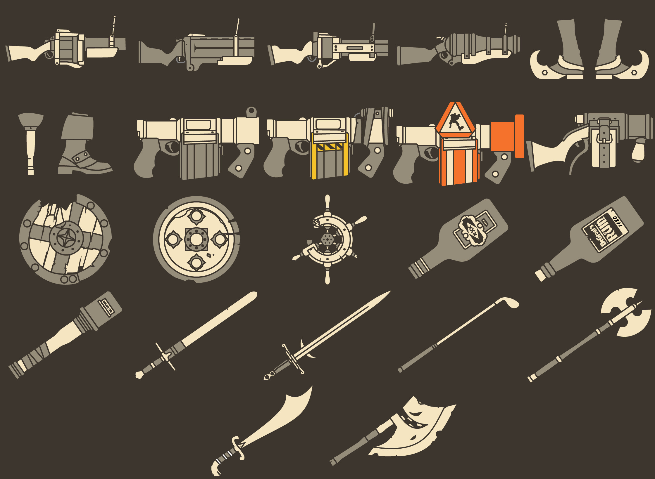2D Item Icons: Remastered [+Action items!] Mod for Team Fortress 2 ...