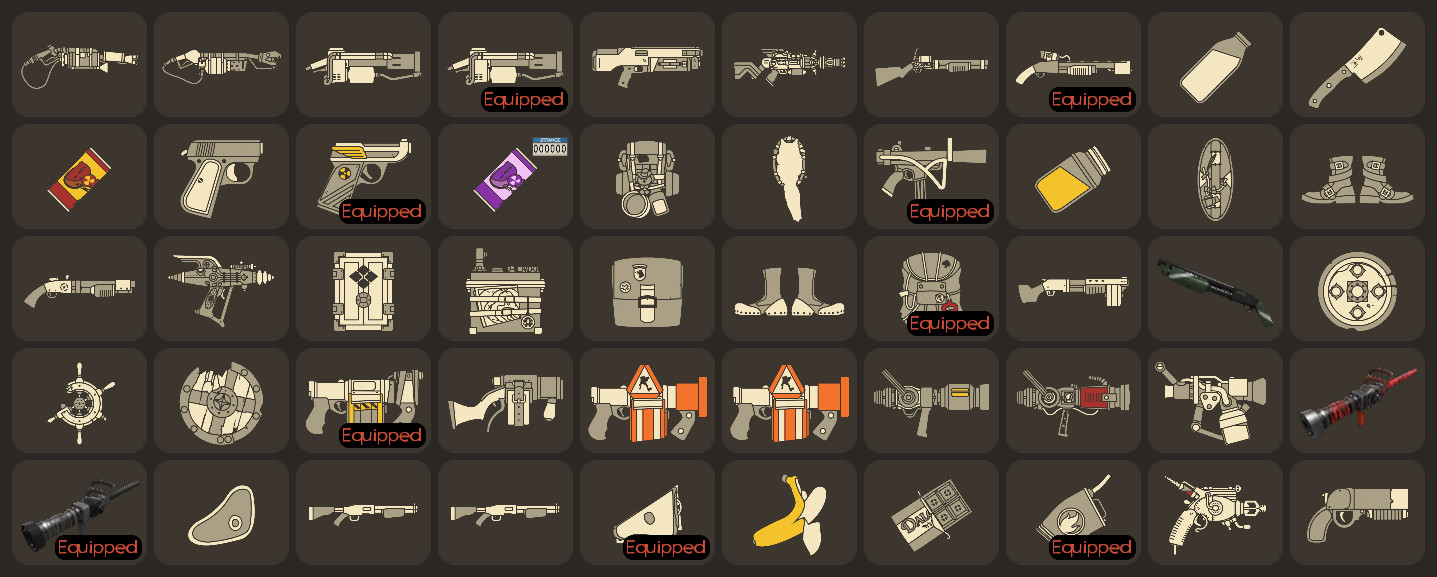 2D Item Icons: Remastered [+Action items!] Mod for Team Fortress 2 ...