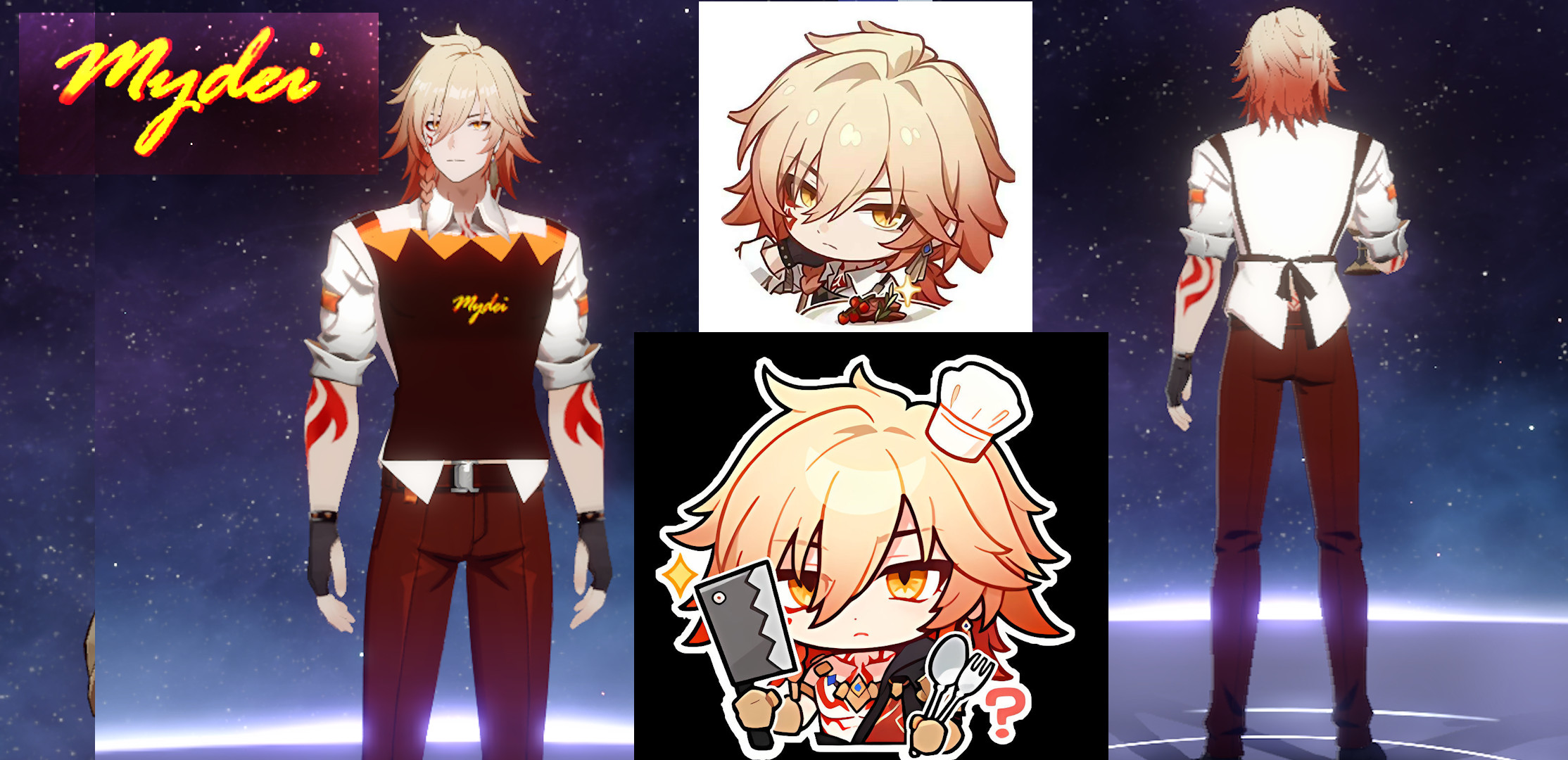 Cook Mydie 大月卡厨师万敌 Mod for Honkai Star Rail | HSR Mods