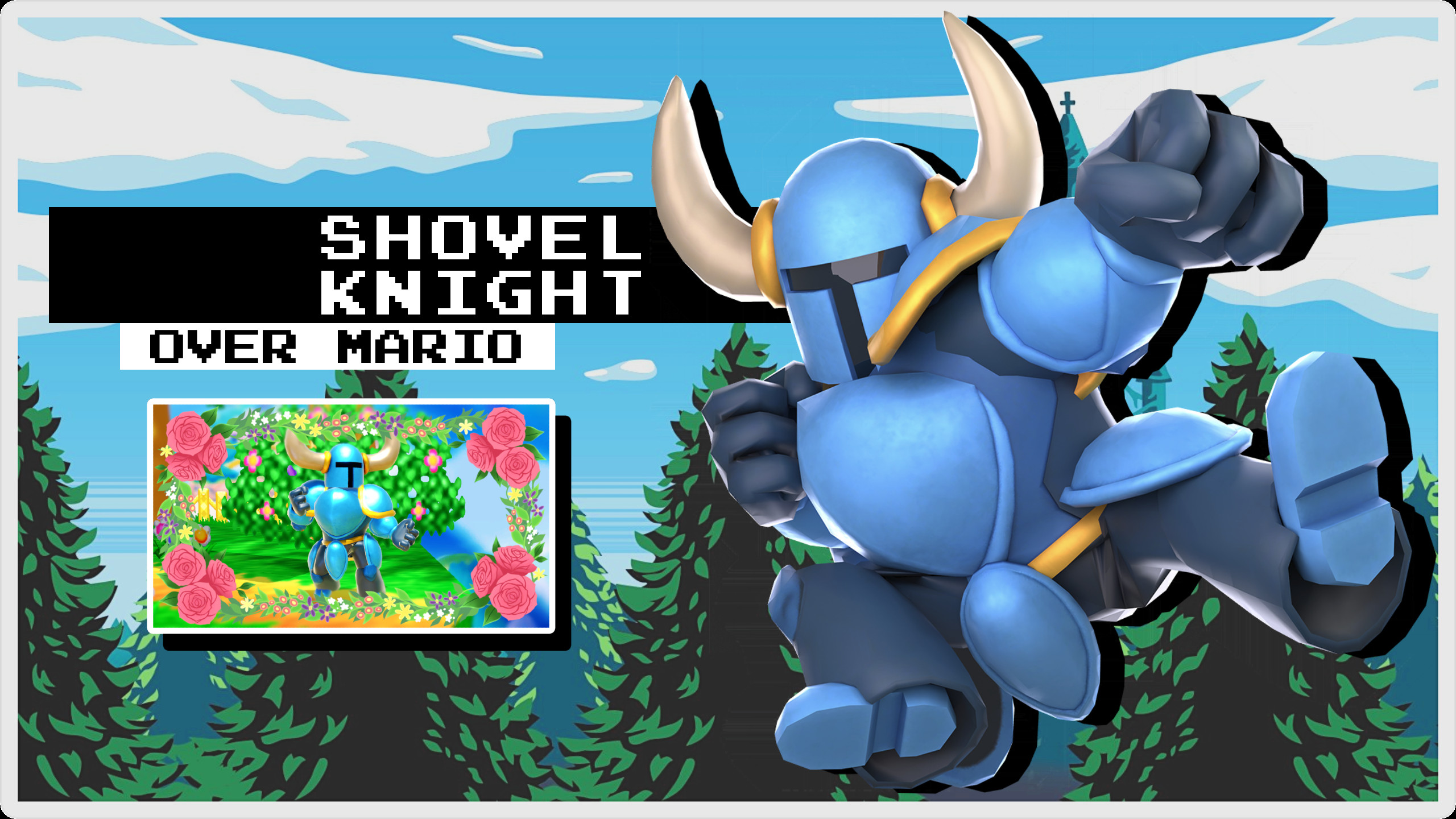 Shovel Knight over Mario Mod for Super Smash Bros. Ultimate | SSBU Mods