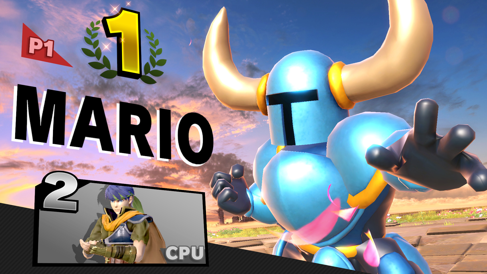 Shovel Knight over Mario Mod for Super Smash Bros. Ultimate | SSBU Mods