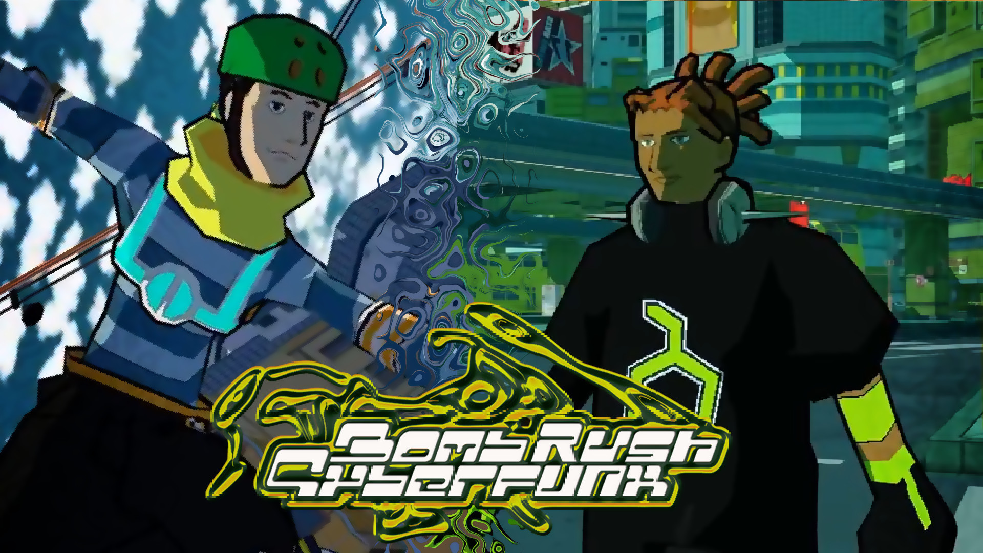 Young Felix and DJ Cyber Mod for Bomb Rush Cyberfunk | BRC Mods