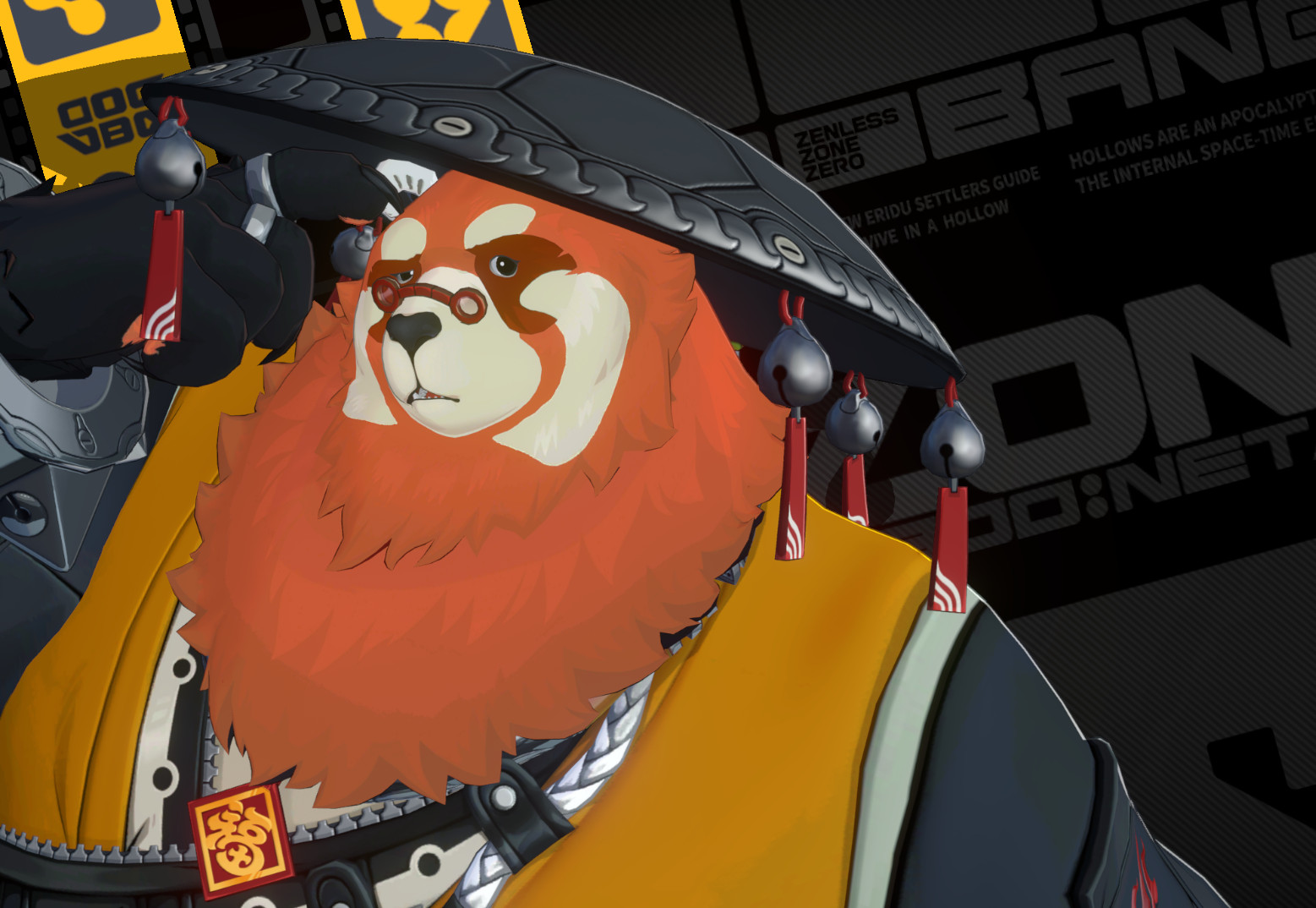 Red Pan(da) Yinhu & Raccoon Yinhu Mod for Zenless Zone Zero | ZZZ Mods