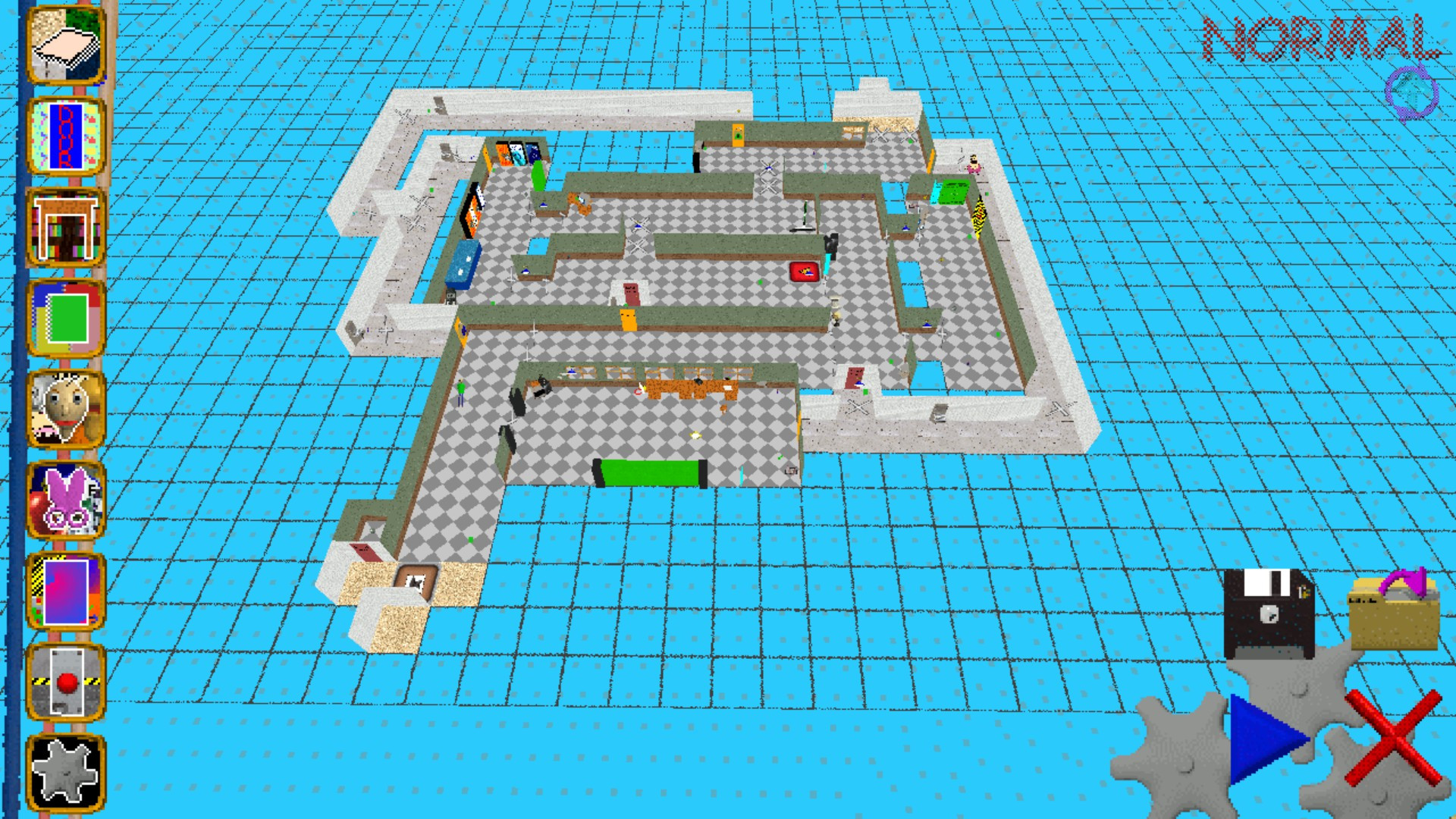 Fnaf 3 In BB+ Mod for Baldi's Basics | Baldi Mods
