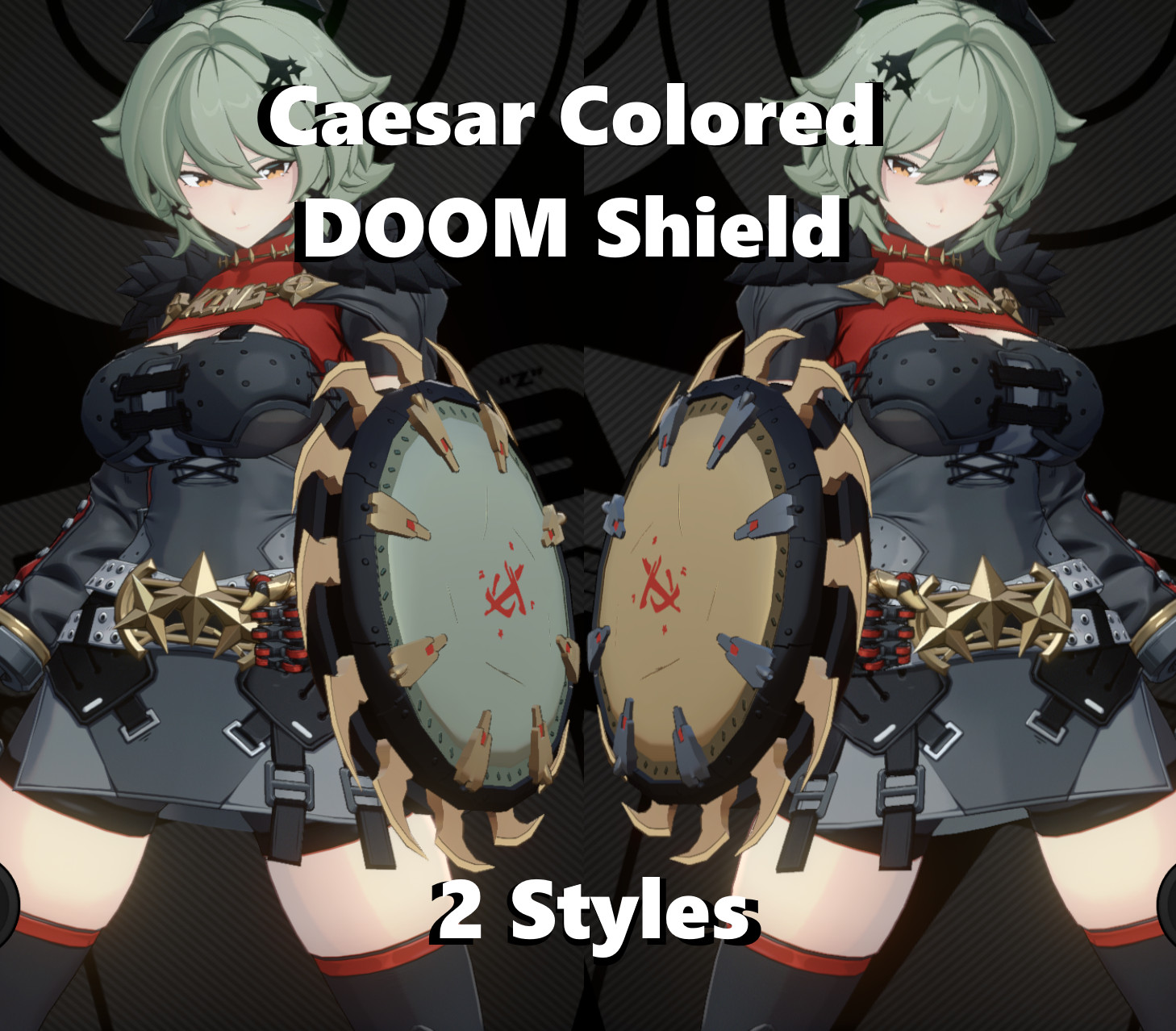 Caesar Colored DOOM Shield Mod for Zenless Zone Zero | ZZZ Mods