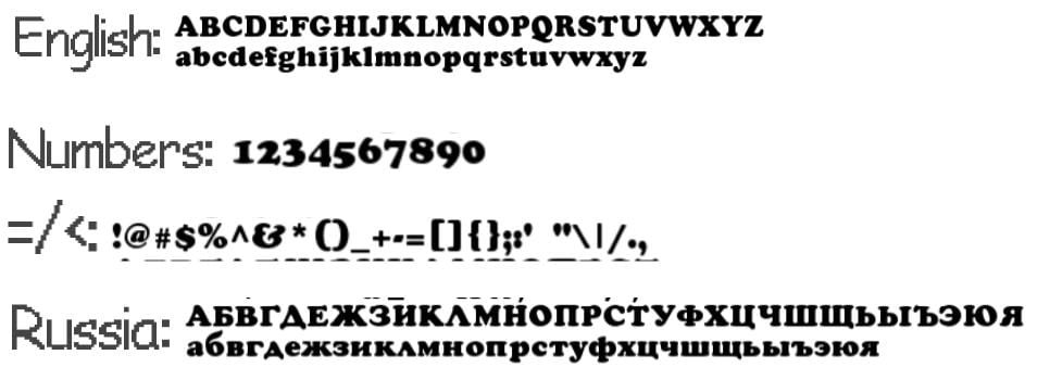 FFSH Font Mod for Baldi's Basics | Baldi Mods