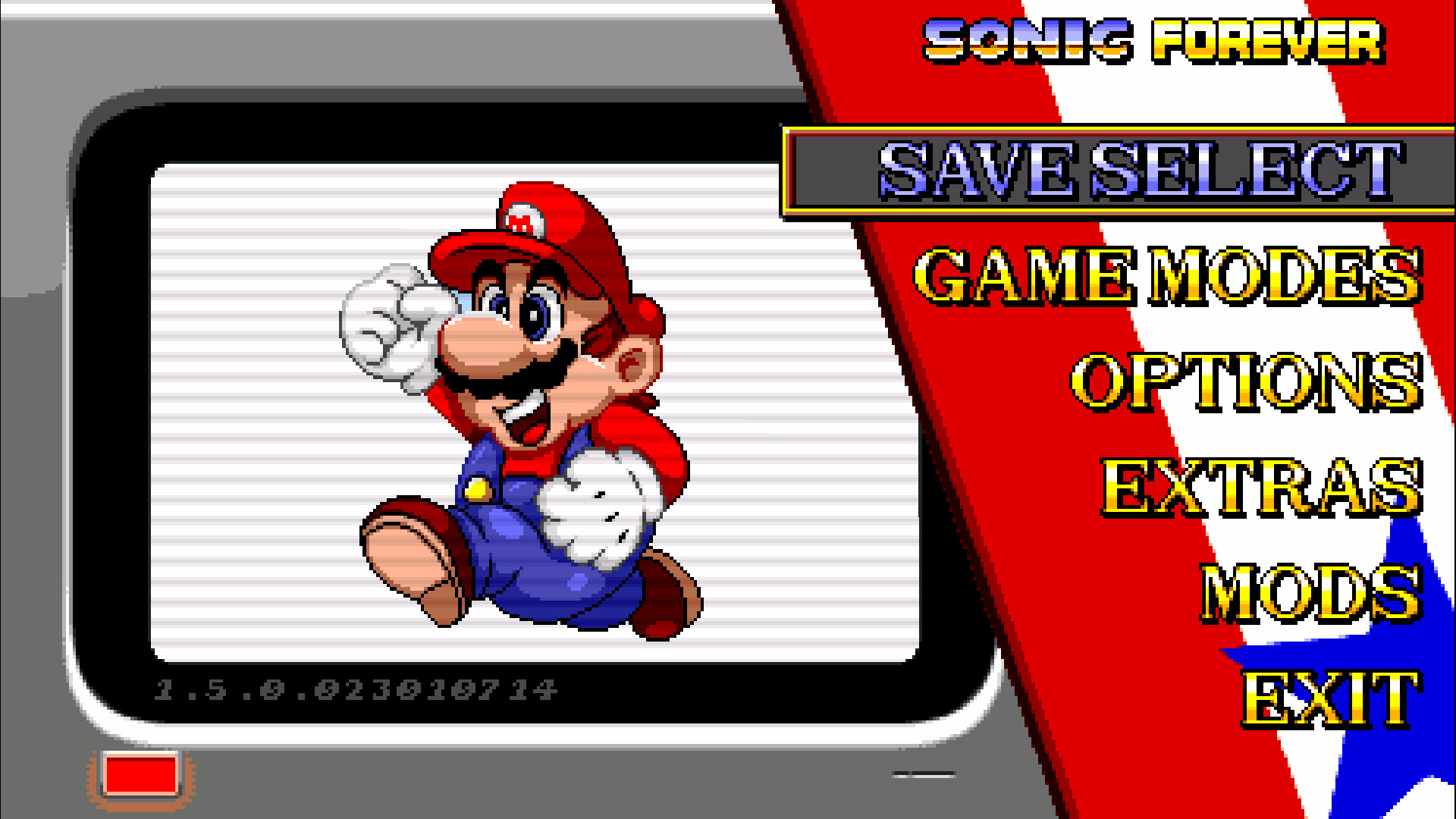 Super Mario Forever Mod for Sonic the Hedgehog Forever | S1F Mods