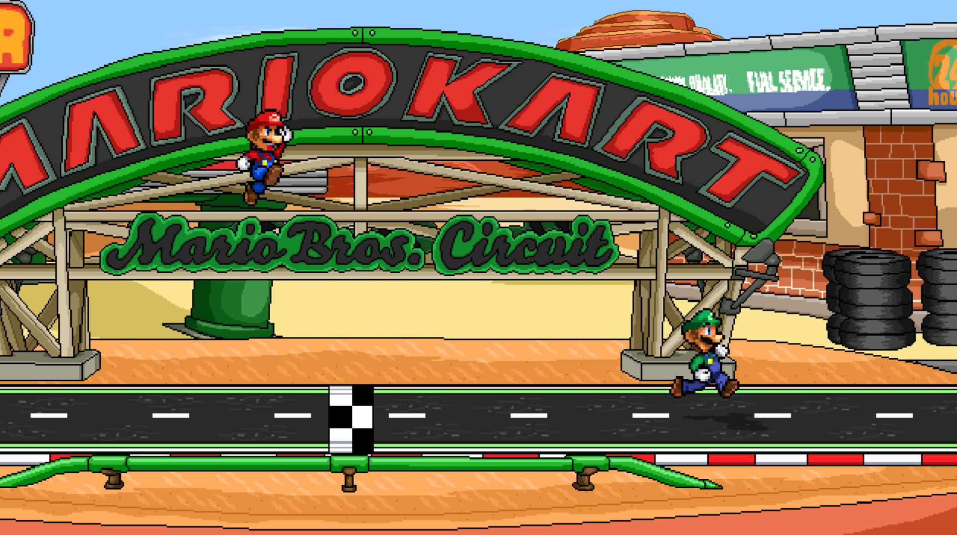 Mario Bros. Circuit - Mario Kart World (9.6/CMC+) Mod for Super Smash ...