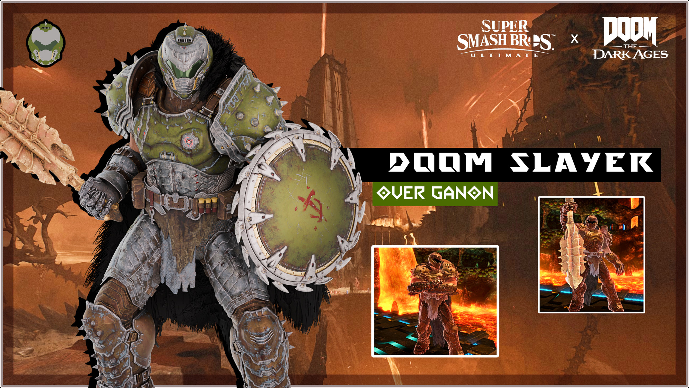 Doom Slayer (DOOM The Dark Ages) Mod for Super Smash Bros. Ultimate ...