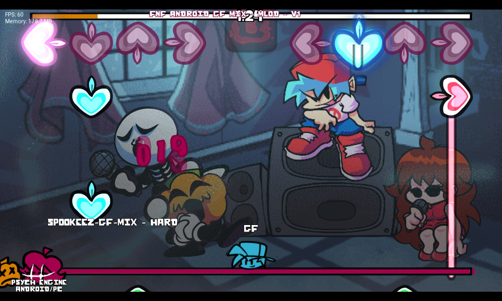 Girlfriend mix mlod (MM) Mod for Friday Night Funkin' | FNF Mods