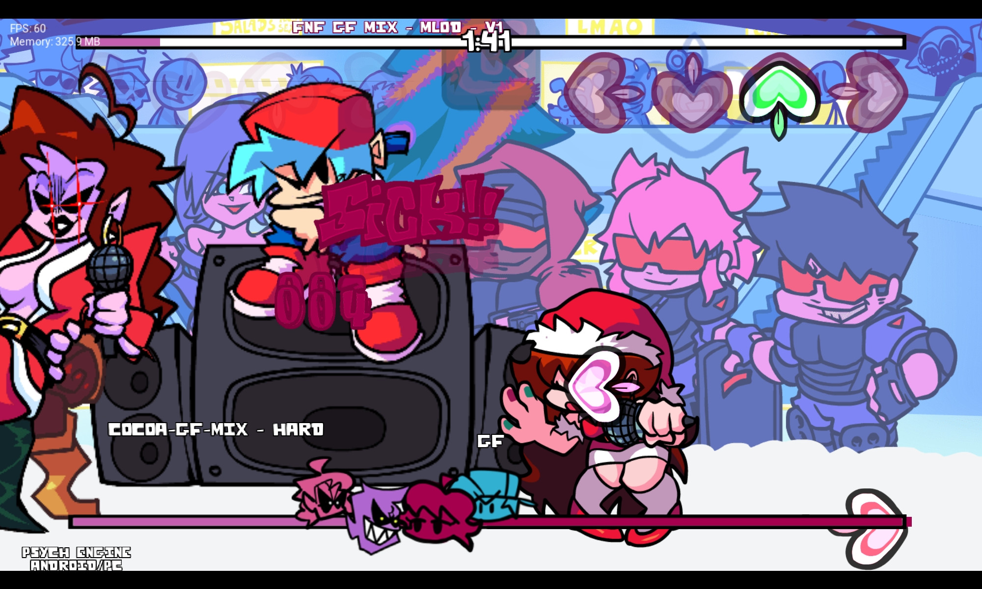 Girlfriend mix mlod (MM) Mod for Friday Night Funkin' | FNF Mods