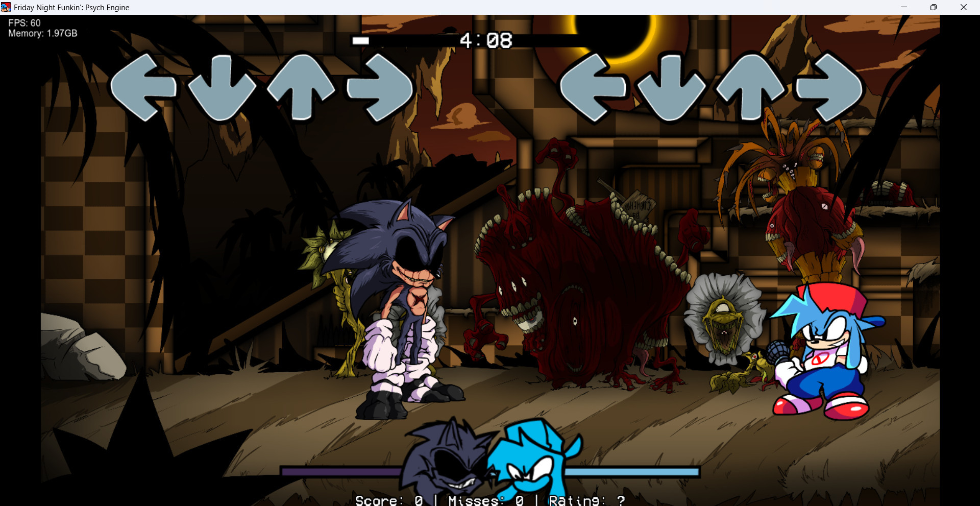 Sonic.Exe Entourage(Encore Entourage) DEMO1 Mod for Friday Night Funkin ...