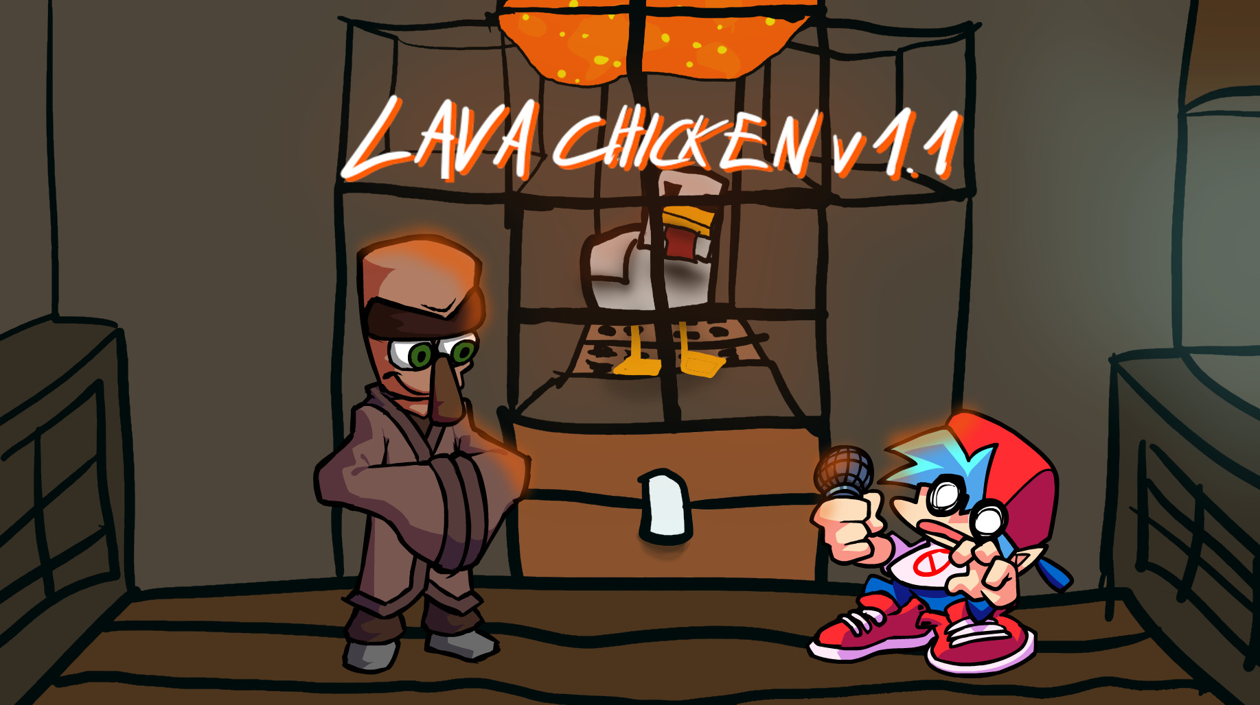 Friday Night Funkin' VS Lava Chicken - 1.21.7 MC Mod for Friday Night ...