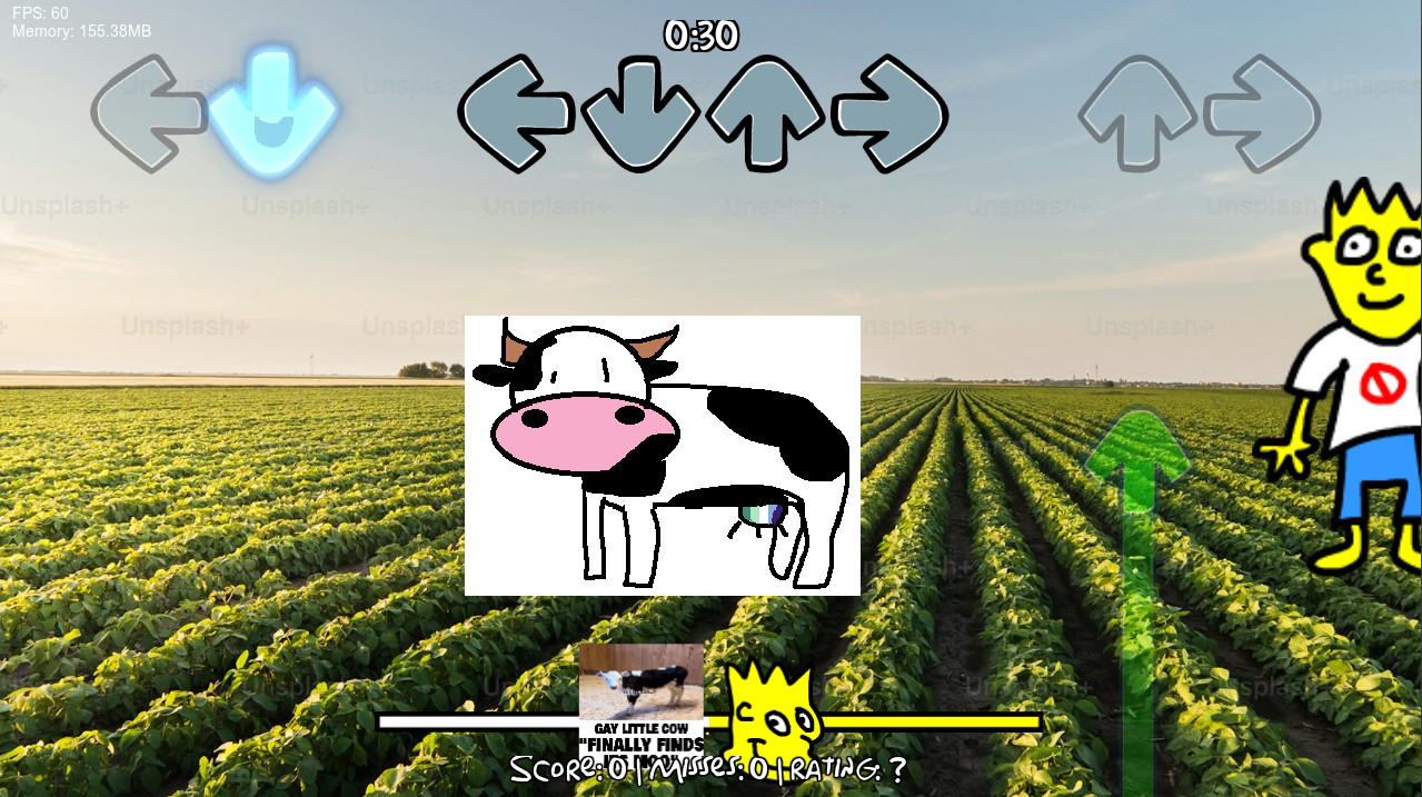 Vs Asexual Lenny (THE FULL ASS GAY) Mod for Friday Night Funkin' | FNF Mods