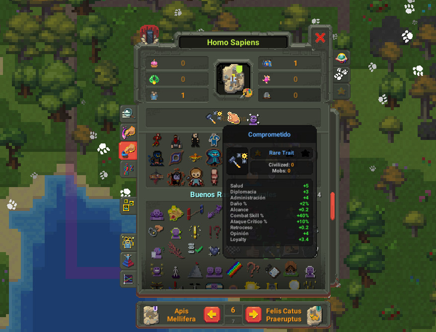 Natural traits Mod ¡7 Languages! 0.50.6 Mod for WorldBox | WorldBox Mods