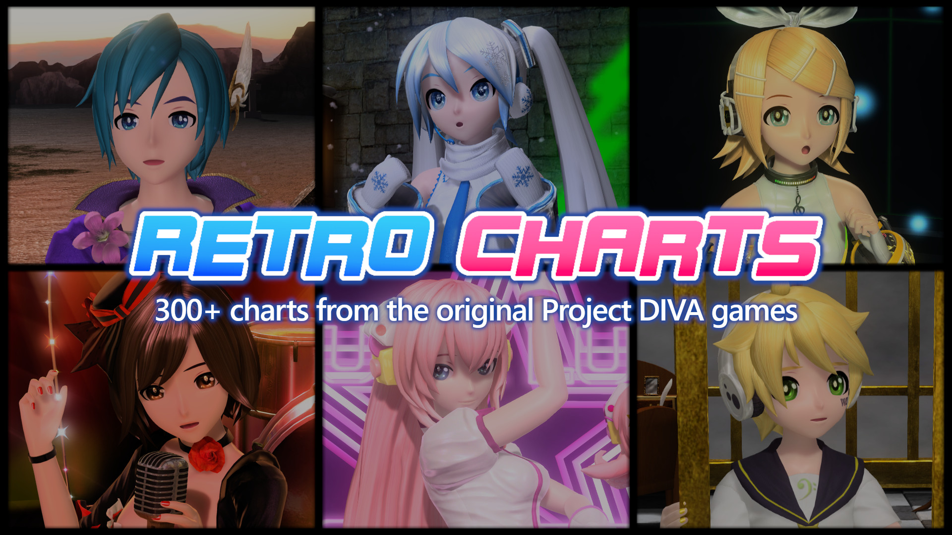 Retro Charts Mod for Hatsune Miku: Project DIVA Mega Mix+ | PDMegaMix+ Mods