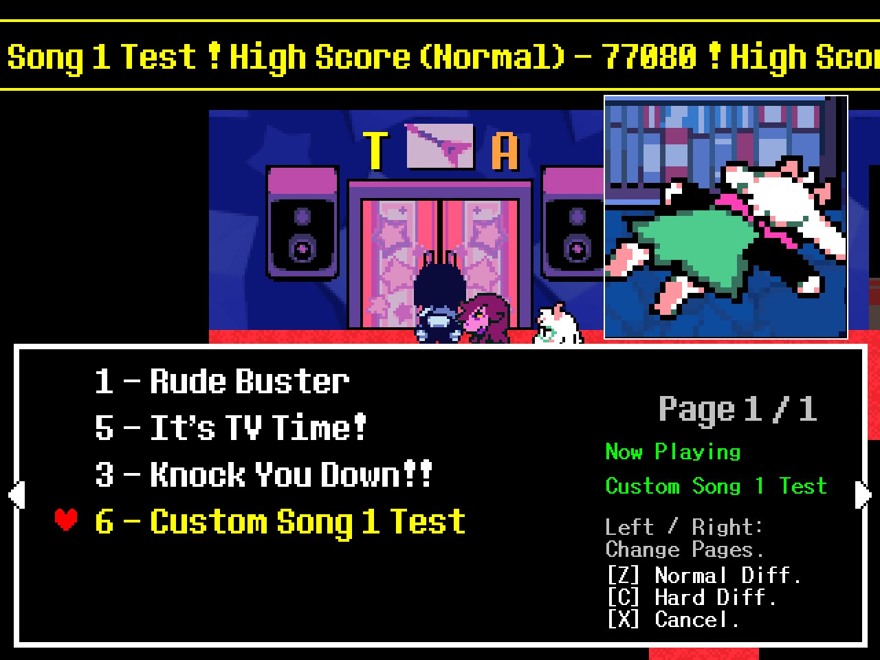 Enhanced Rhythm Songs / Mod Mod for Deltarune | DR Mods