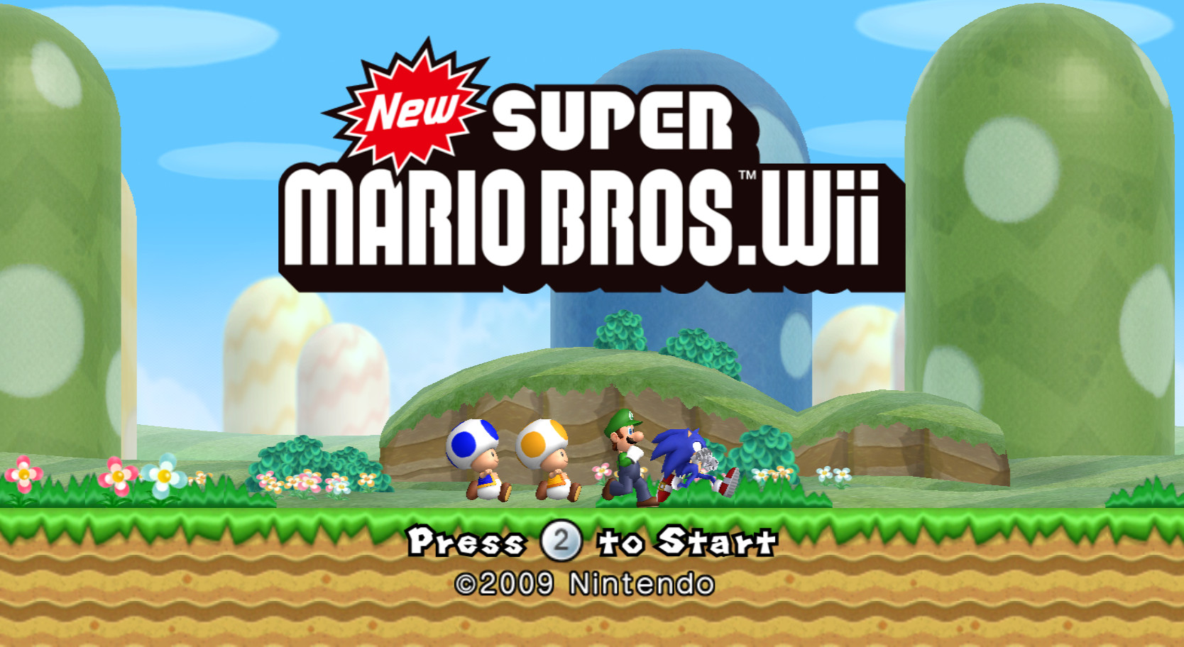 Sonic Riivolution Mod for New Super Mario Bros. Wii | NSMBW Mods