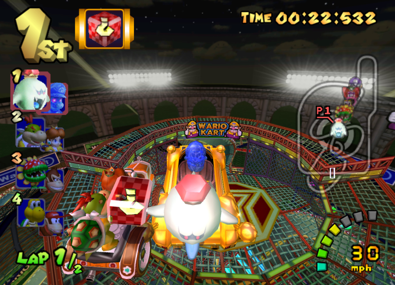 Shadow Mario & LM1 King Boo Mod for Mario Kart: Double Dash!! | MKDD Mods