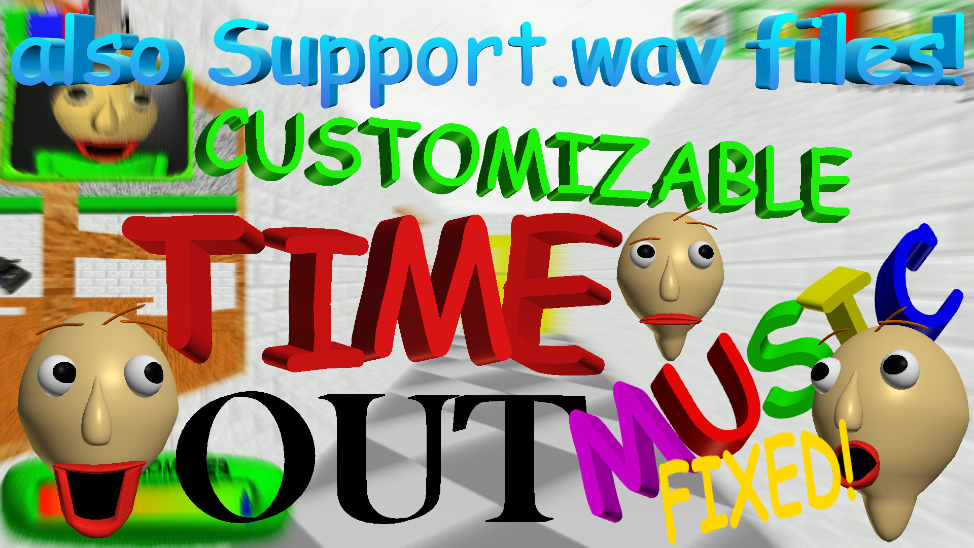(0.11.X) Continued Customizable Lights Out Music Mod for Baldi's Basics ...