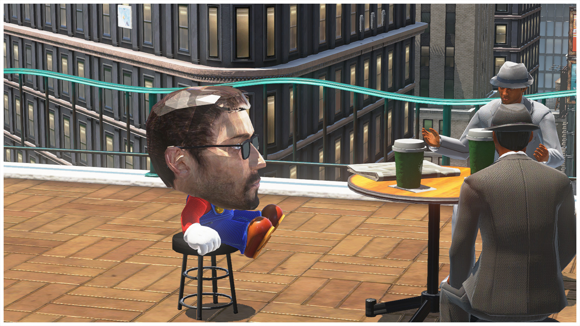 Gordon Freemans head over Mario Mod for Super Mario Odyssey | SMO Mods