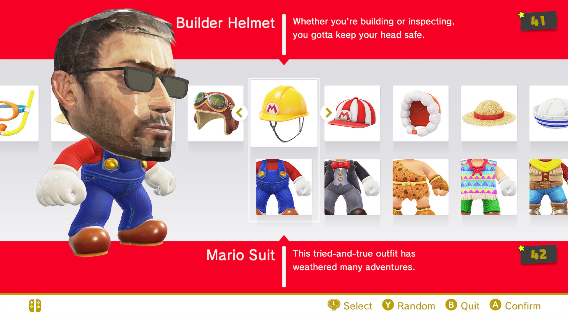 Gordon Freemans head over Mario Mod for Super Mario Odyssey | SMO Mods