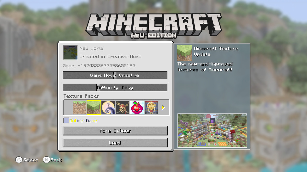Minecraft Texture Update Pack Mod for Minecraft Wii U Edition | MC:WUE Mods