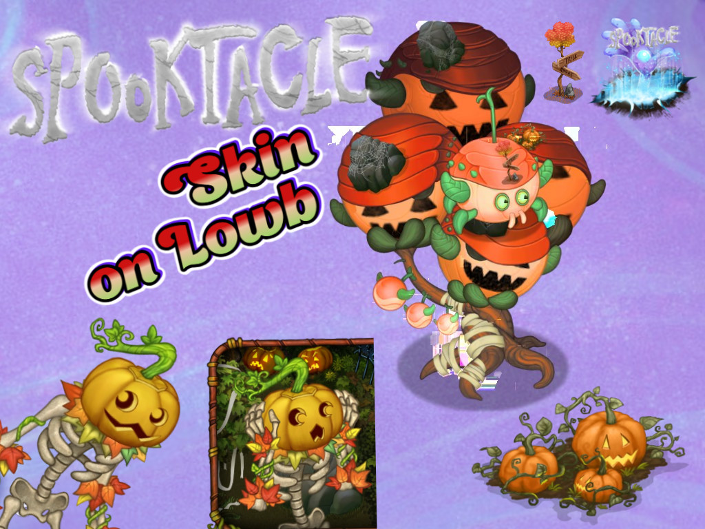 Lowb Skin on Spooktacle Mod for My Singing Monsters | MSM Mods