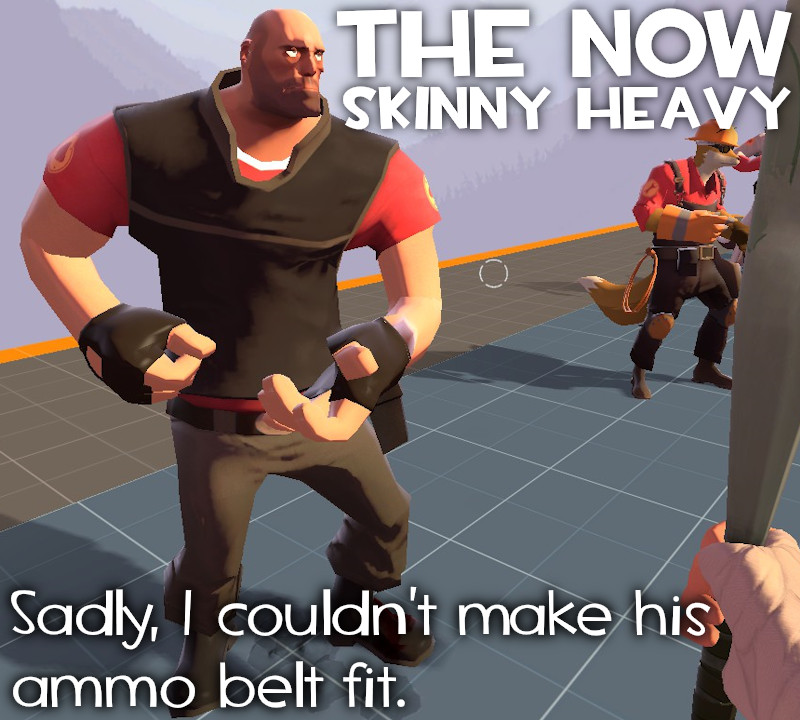Skinny Heavy Mod for Team Fortress 2 | TF2 Mods