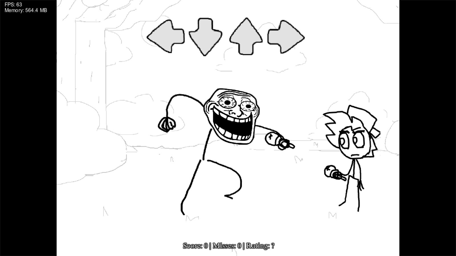 Trollfunk (Vs. Trollface V2 OUT) Mod for Friday Night Funkin' | FNF Mods