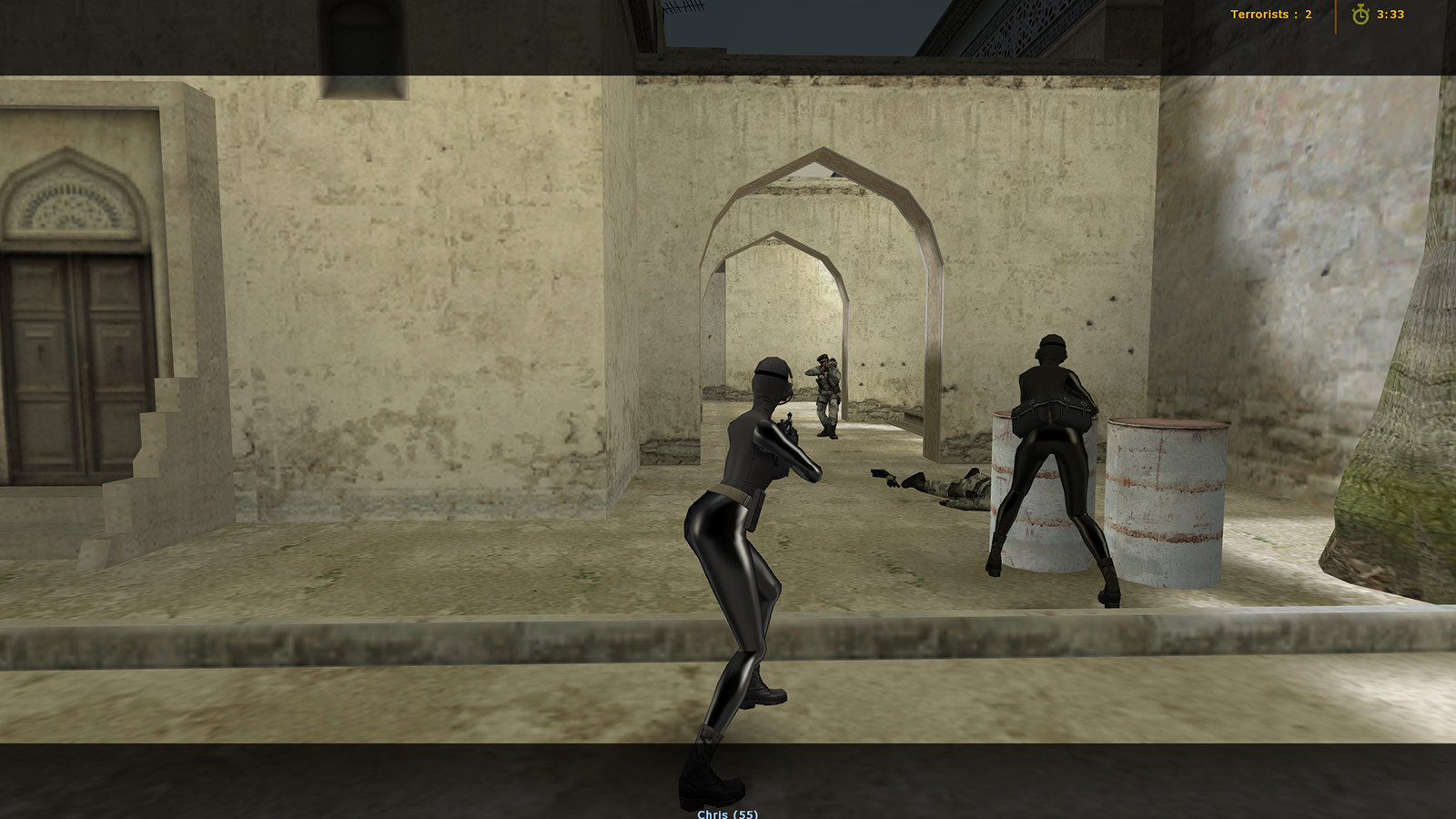 HL Black Ops female assassin Mod for Counter-Strike 1.6 | CS1.6 Mods
