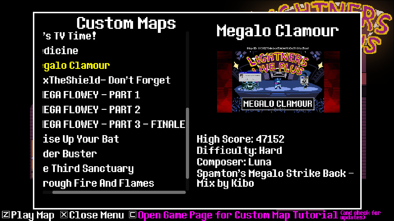 MEGALO CLAMOUR Mod for Deltarune: Lightners Live Plus | D:LLP Mods