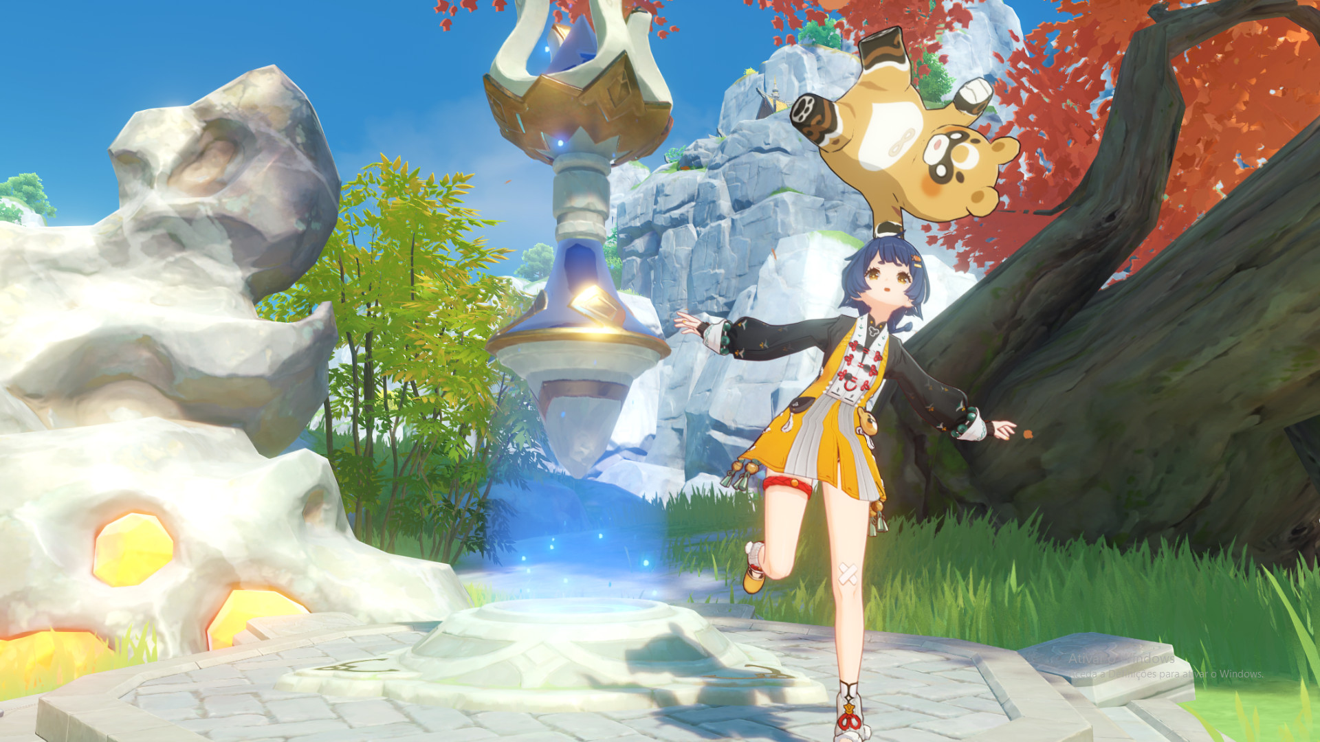 Xiangling in Belle's outfit Mod for Genshin Impact | GI Mods