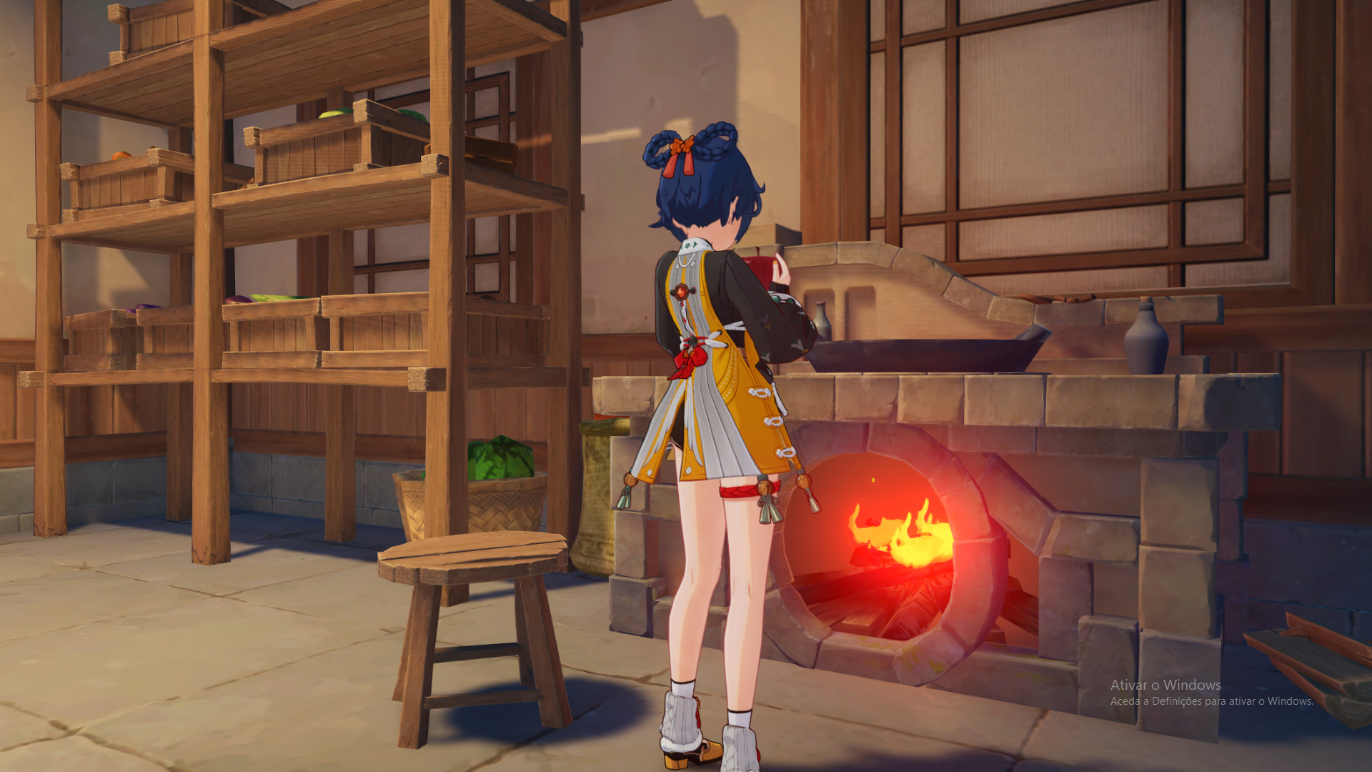 Xiangling in Belle's outfit Mod for Genshin Impact | GI Mods