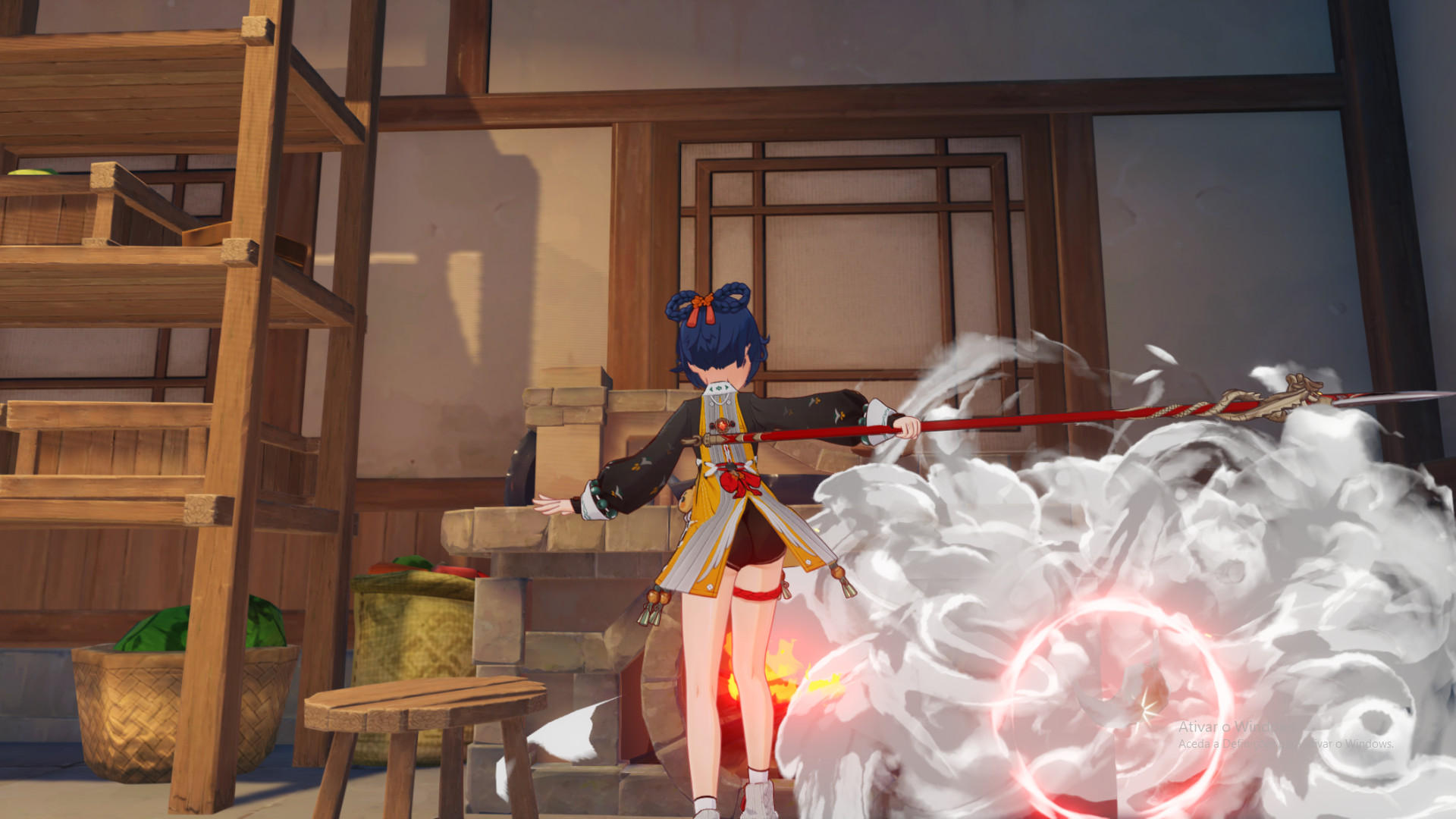 Xiangling in Belle's outfit Mod for Genshin Impact | GI Mods