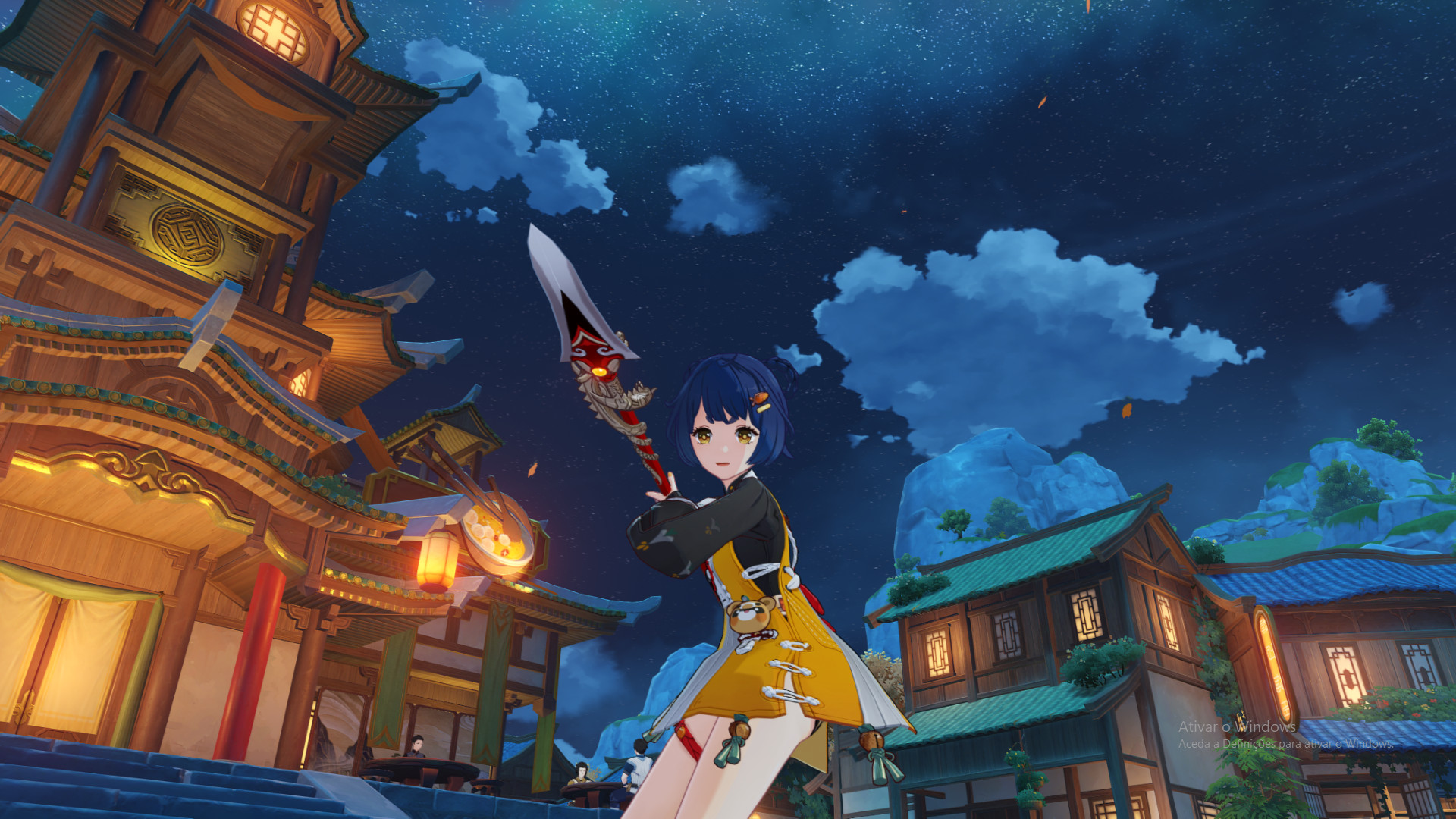 Xiangling in Belle's outfit Mod for Genshin Impact | GI Mods