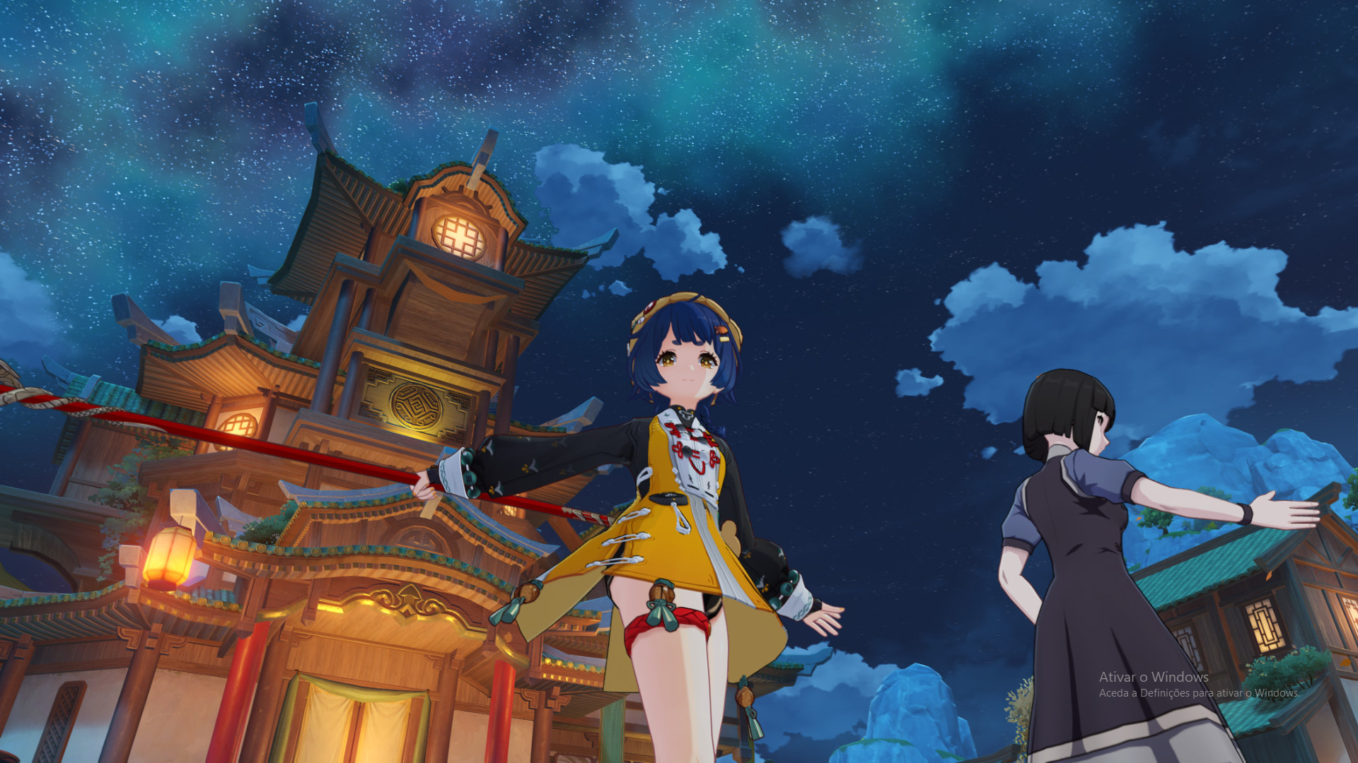 Xiangling in Belle's outfit Mod for Genshin Impact | GI Mods