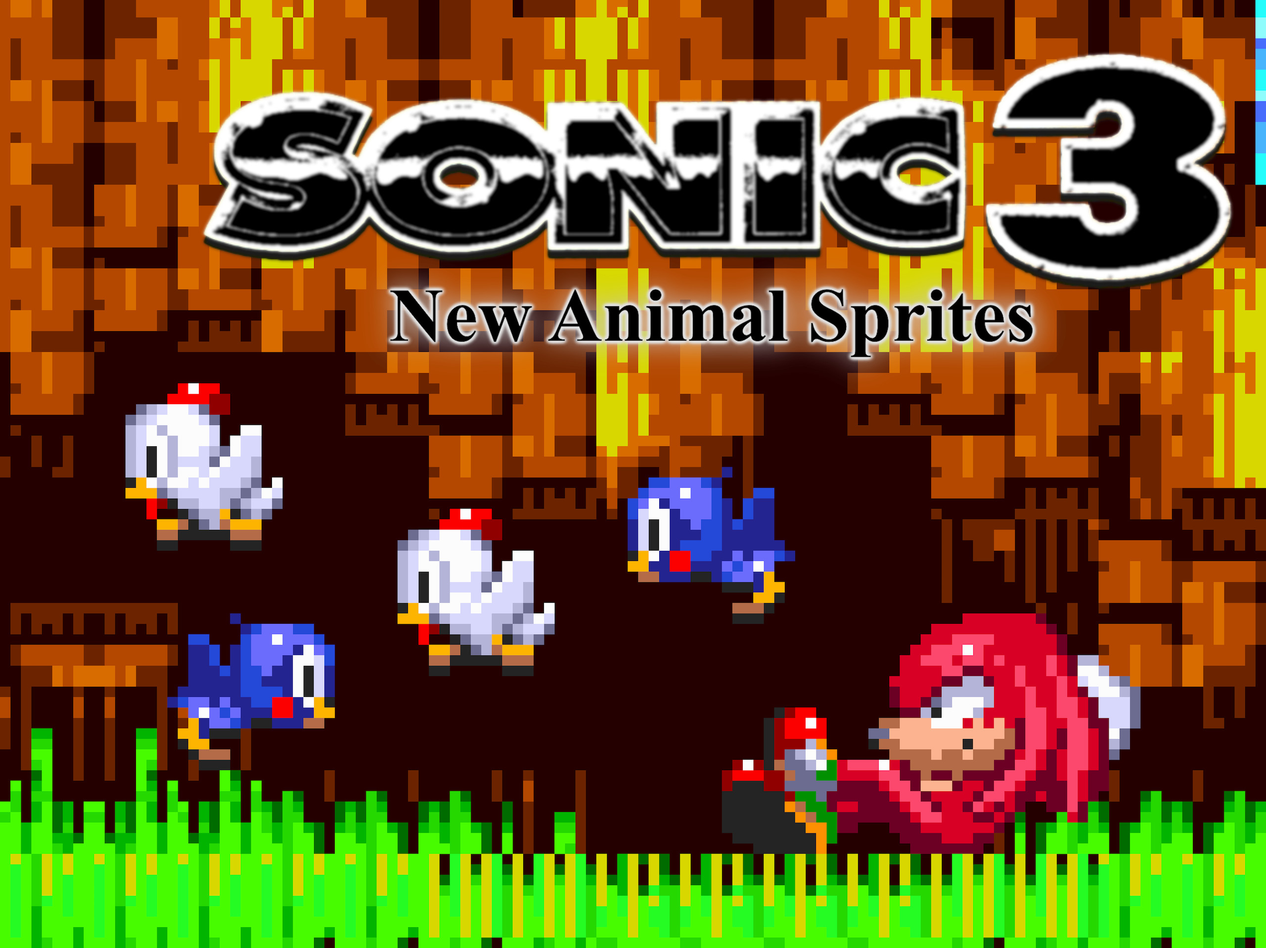 Sonic 3 New Animal Sprites Mod for Sonic 3 A.I.R. | S3AIR Mods