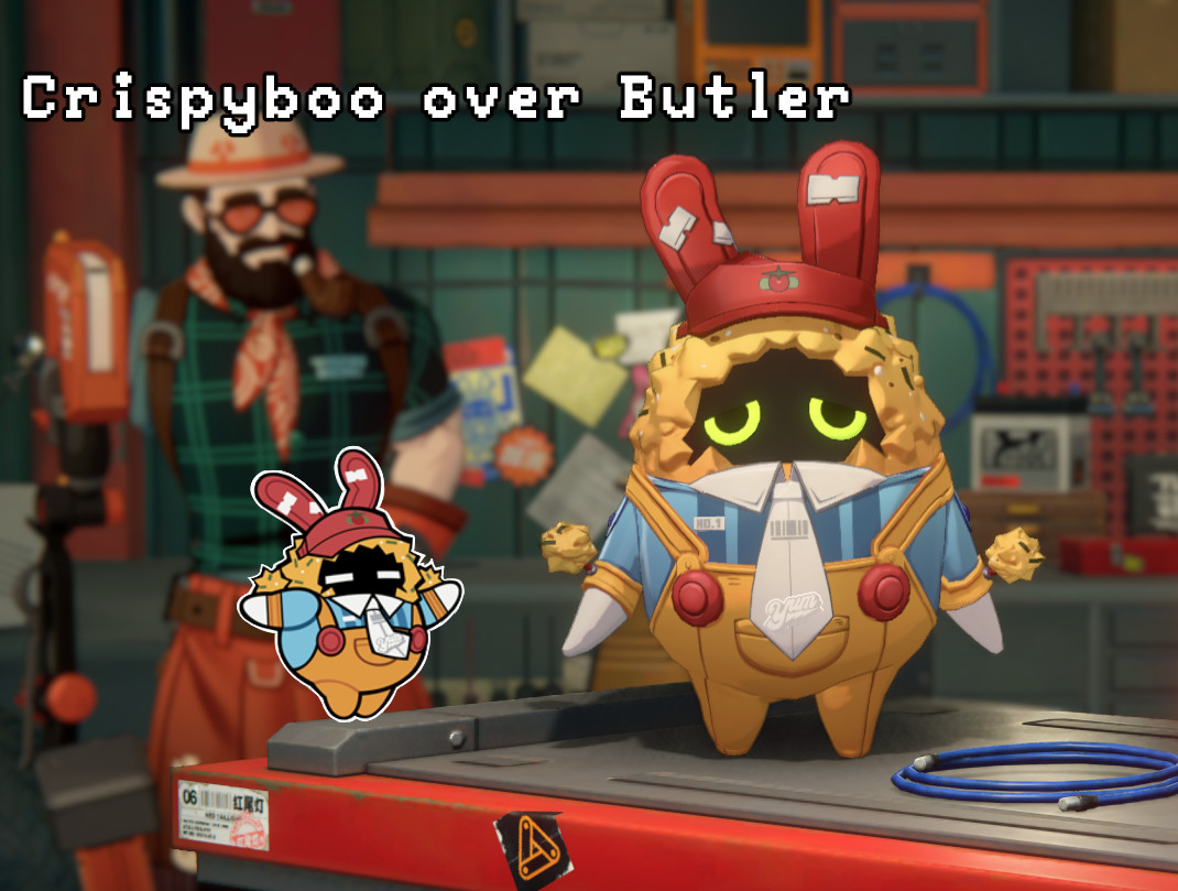Crispyboo over Butler Mod for Zenless Zone Zero | ZZZ Mods