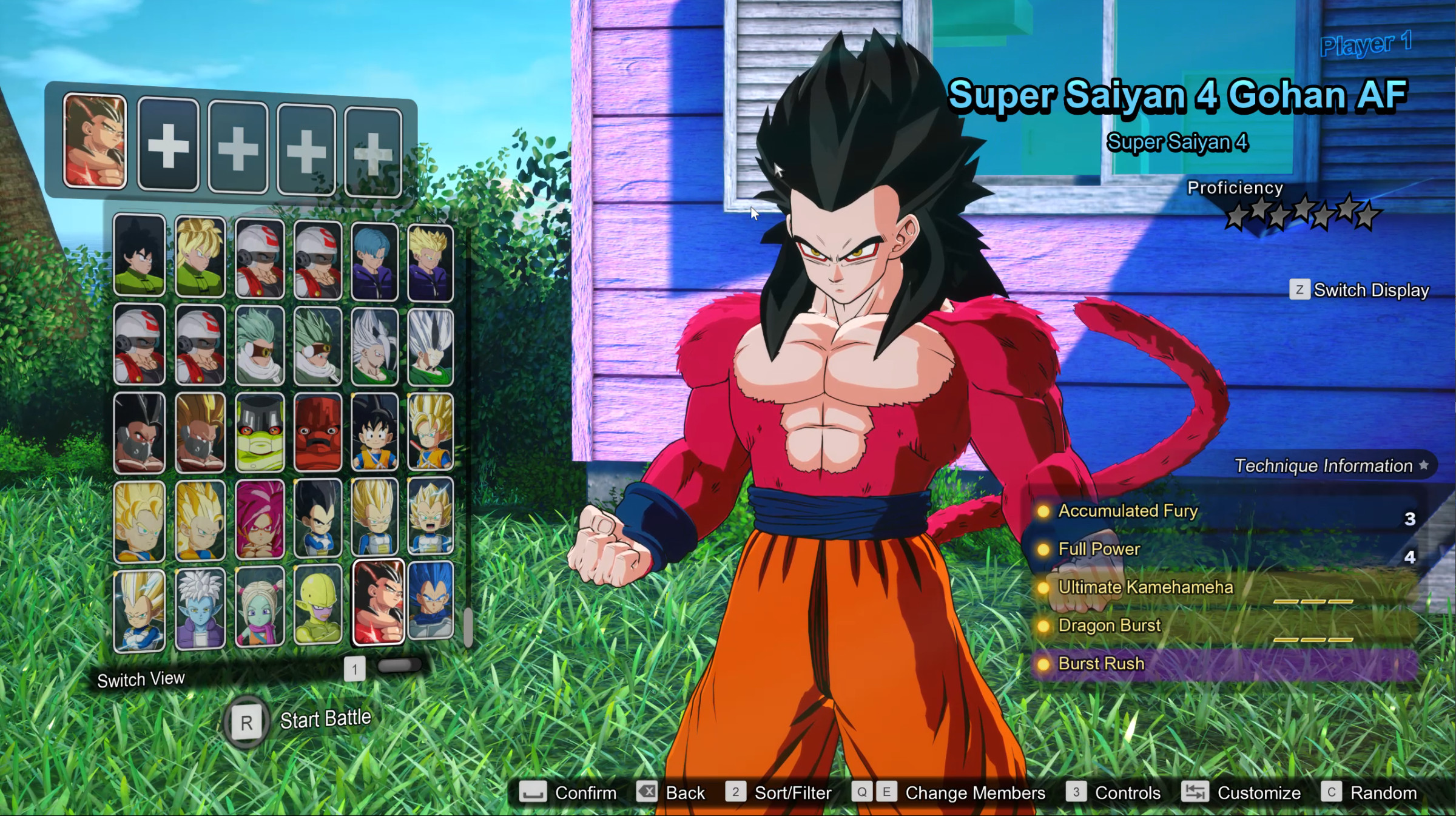 Gohan (Adult/Super Hero) to DBAF SSJ4 Mod for Dragon Ball: Sparking ...