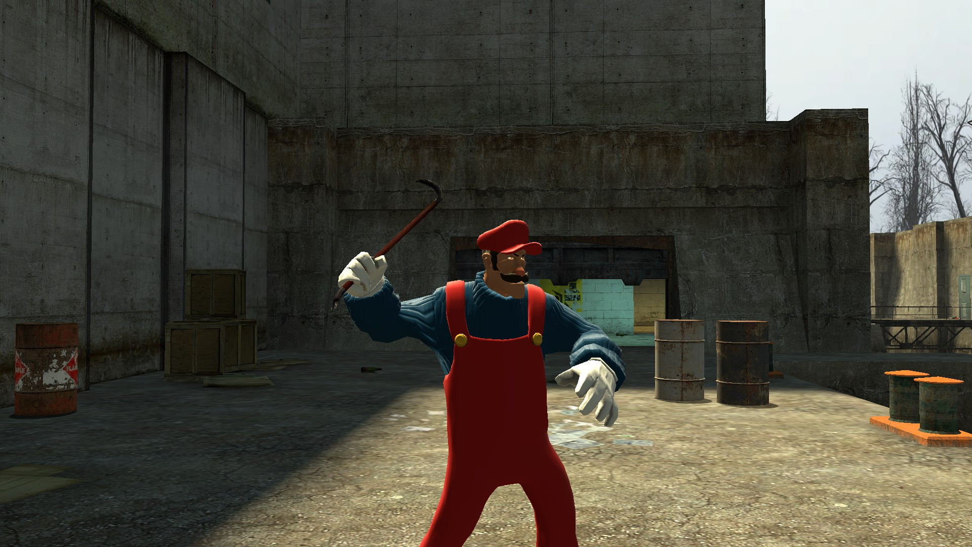 TF2 Jumpman Mario Over Male_07 Mod for Half-Life 2: Deathmatch | HL2:DM ...