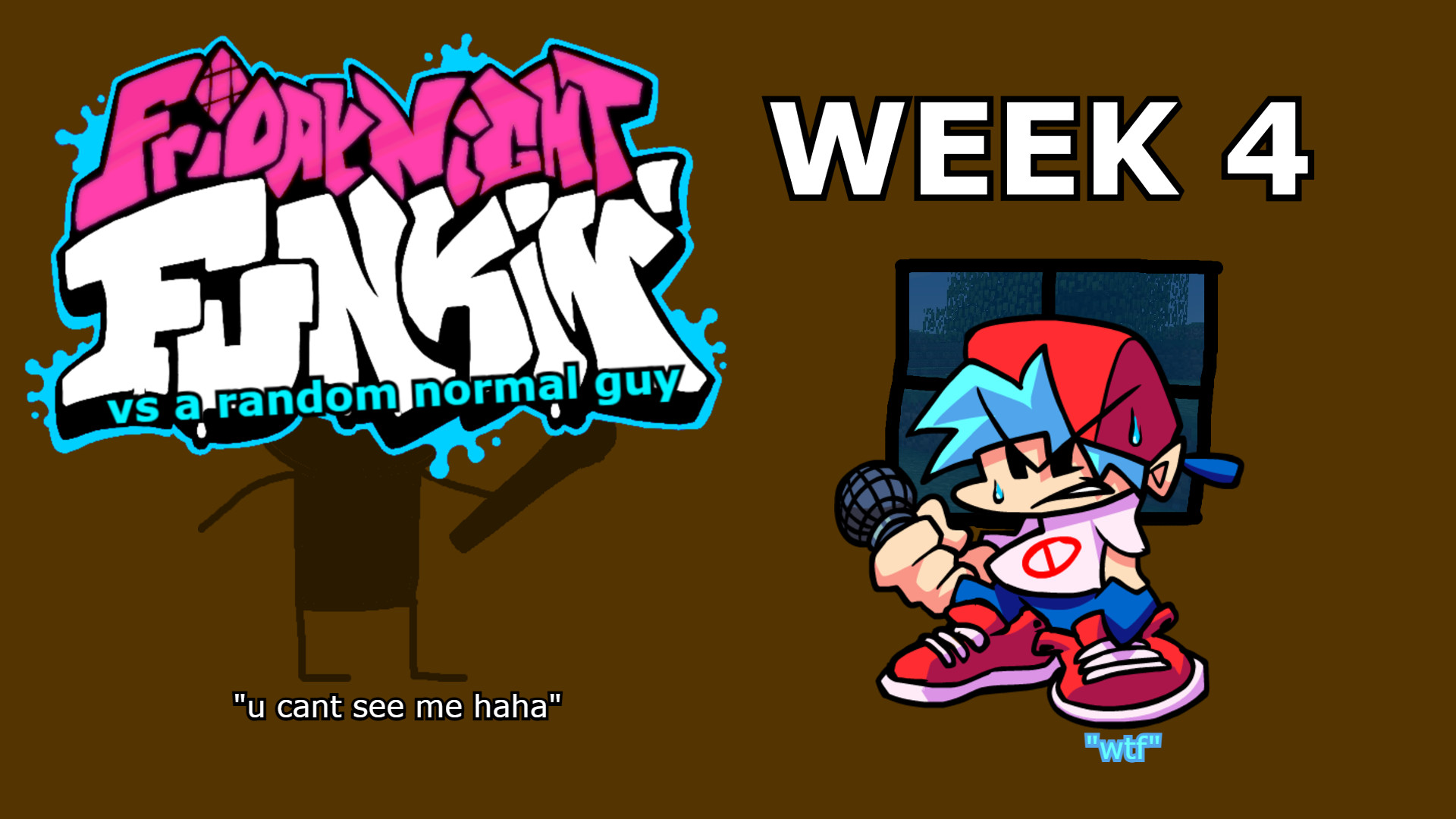 FNF' vs a random normal guy [WEEK 5] Mod for Friday Night Funkin' | FNF ...
