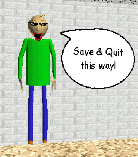 (0.11.X) Baldi With Cool Sunglasses Mod for Baldi's Basics | Baldi Mods