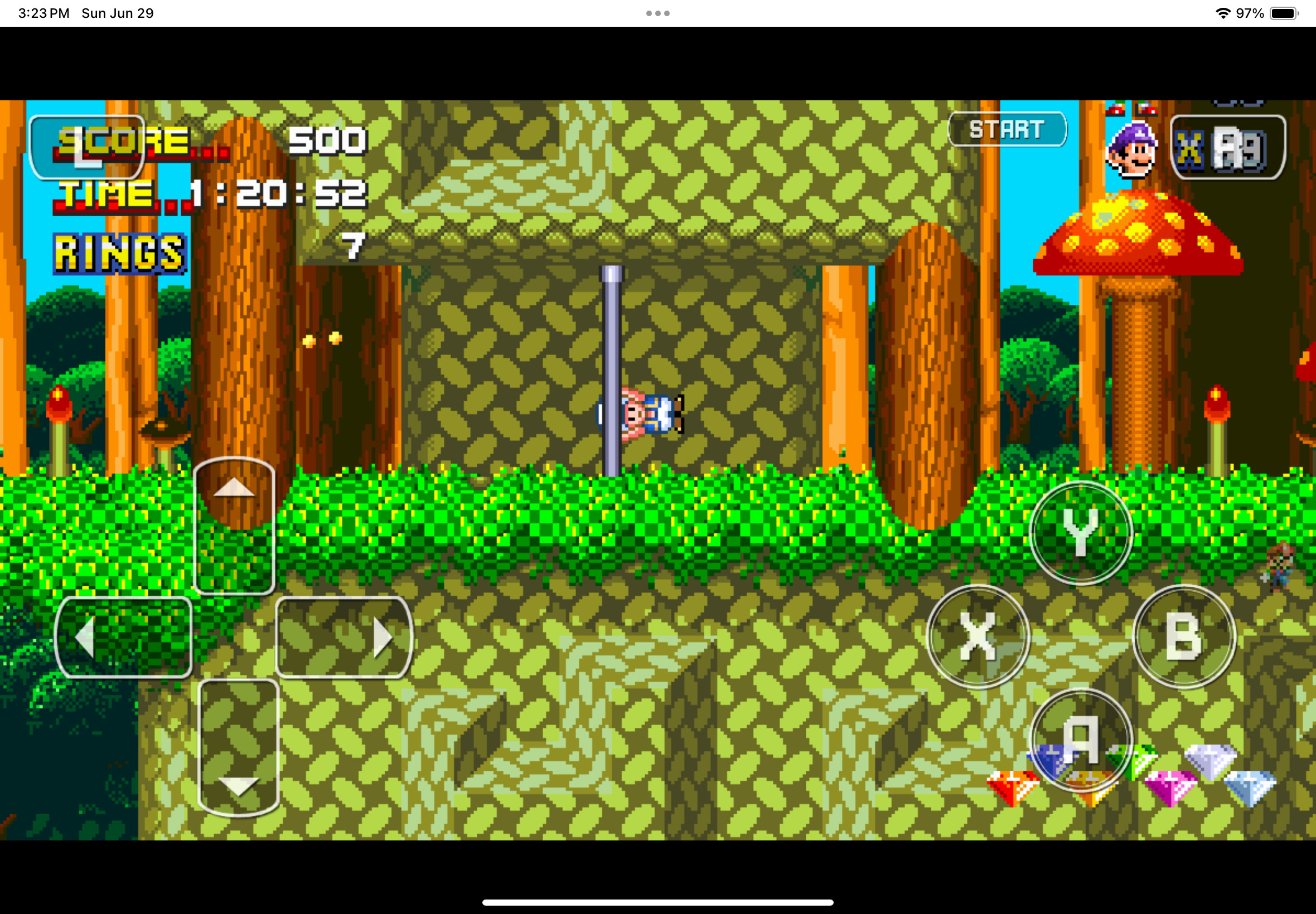 Blue toad over knuckles Mod for Sonic 3 A.I.R. | S3AIR Mods