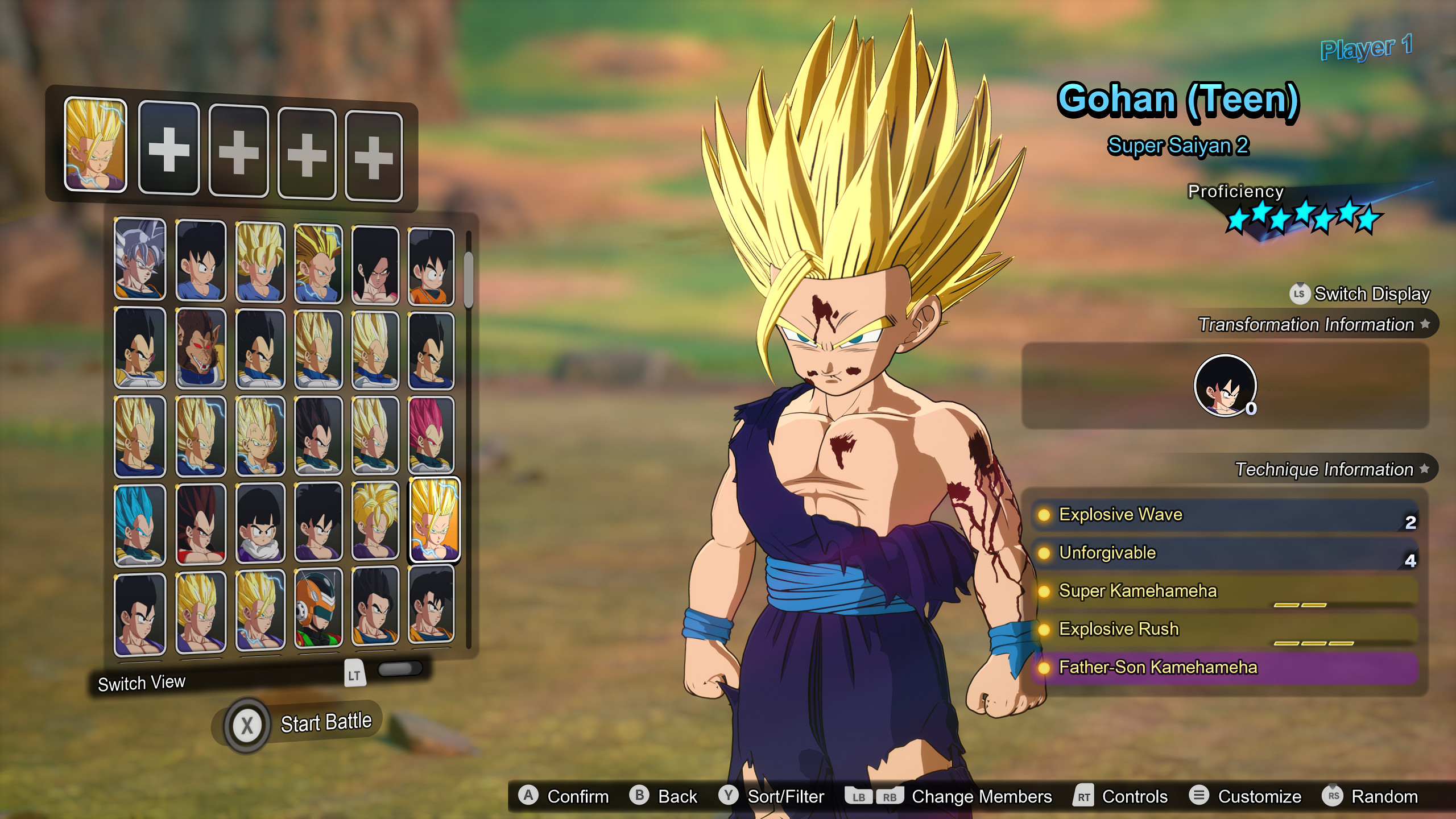 Blood Battle Damage Teen Gohan Mod for Dragon Ball: Sparking! ZERO ...