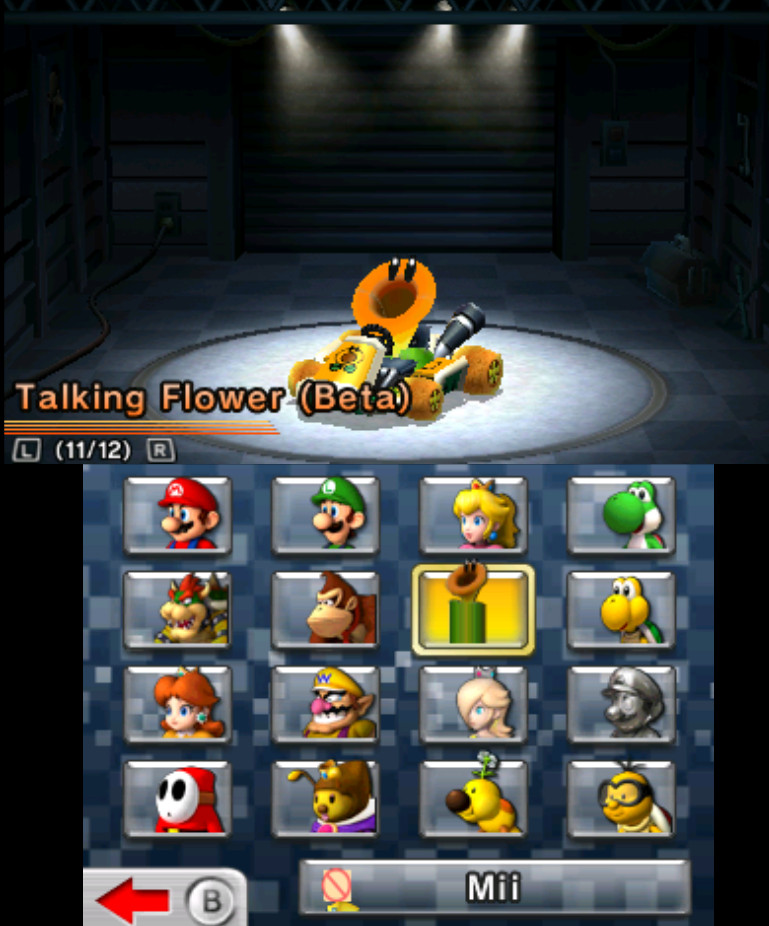 Talking Flower (beta version of mod included) Mod for Mario Kart 7 ...