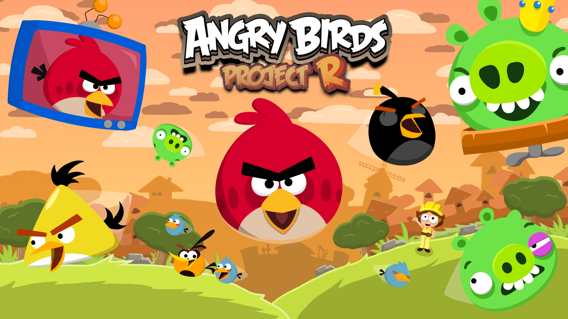 Angry Birds Project R Mod for Angry Birds Classic | AB classic Mods