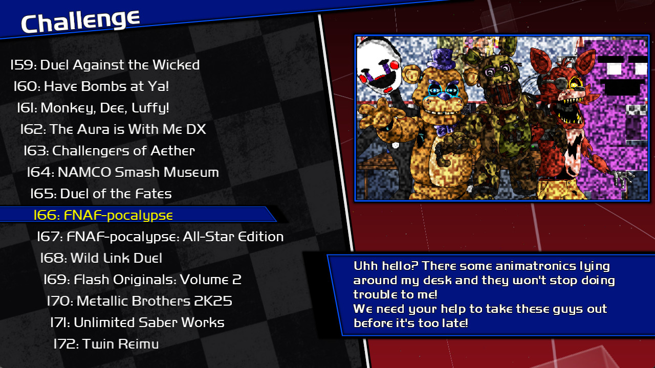 Fnaf-pocalypse [2-in-1 pack] (CMC+ v8) Mod for Super Smash Bros ...