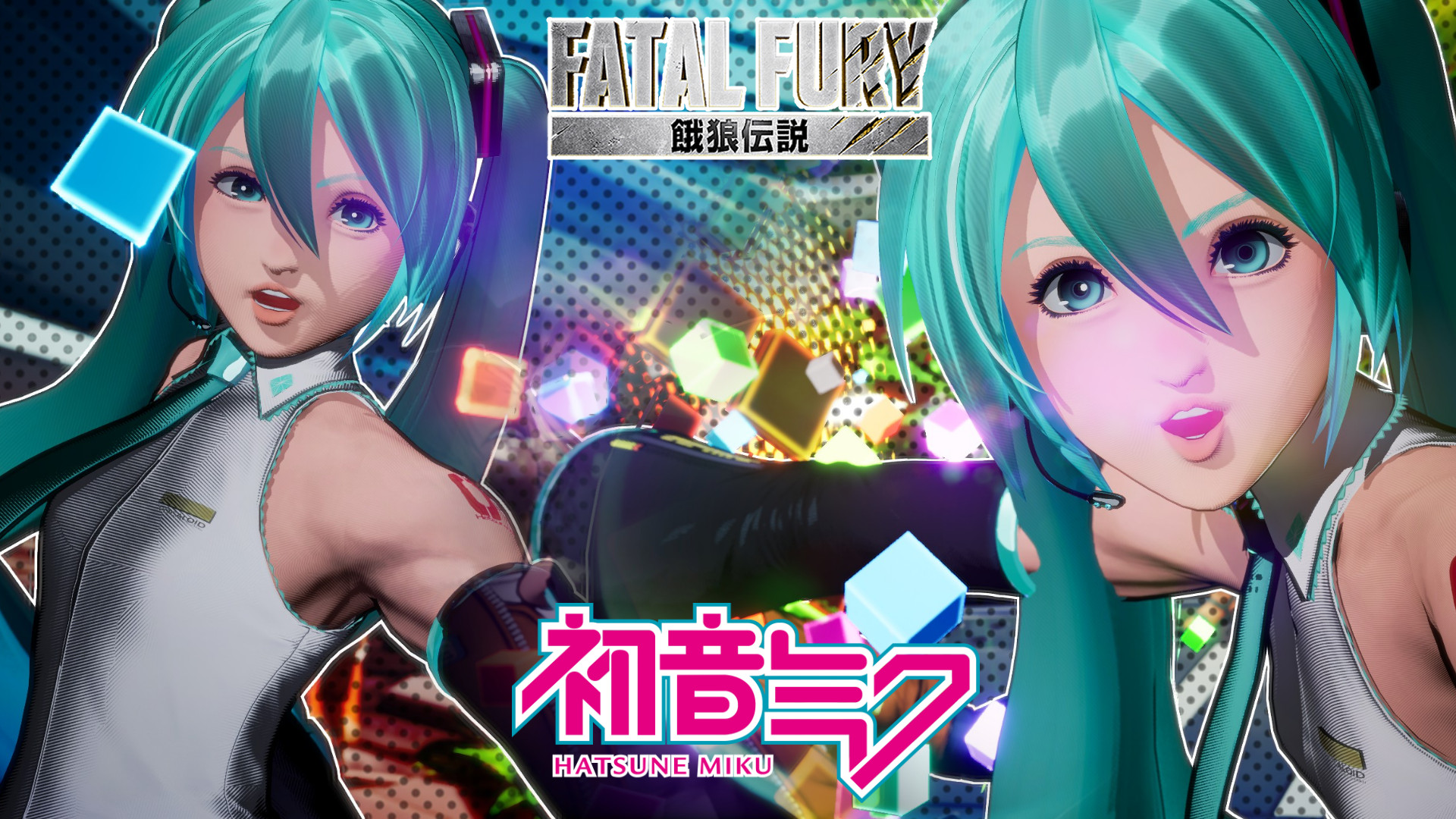 Hatsune Miku over Salvatore Mod for Fatal Fury: City of the Wolves ...